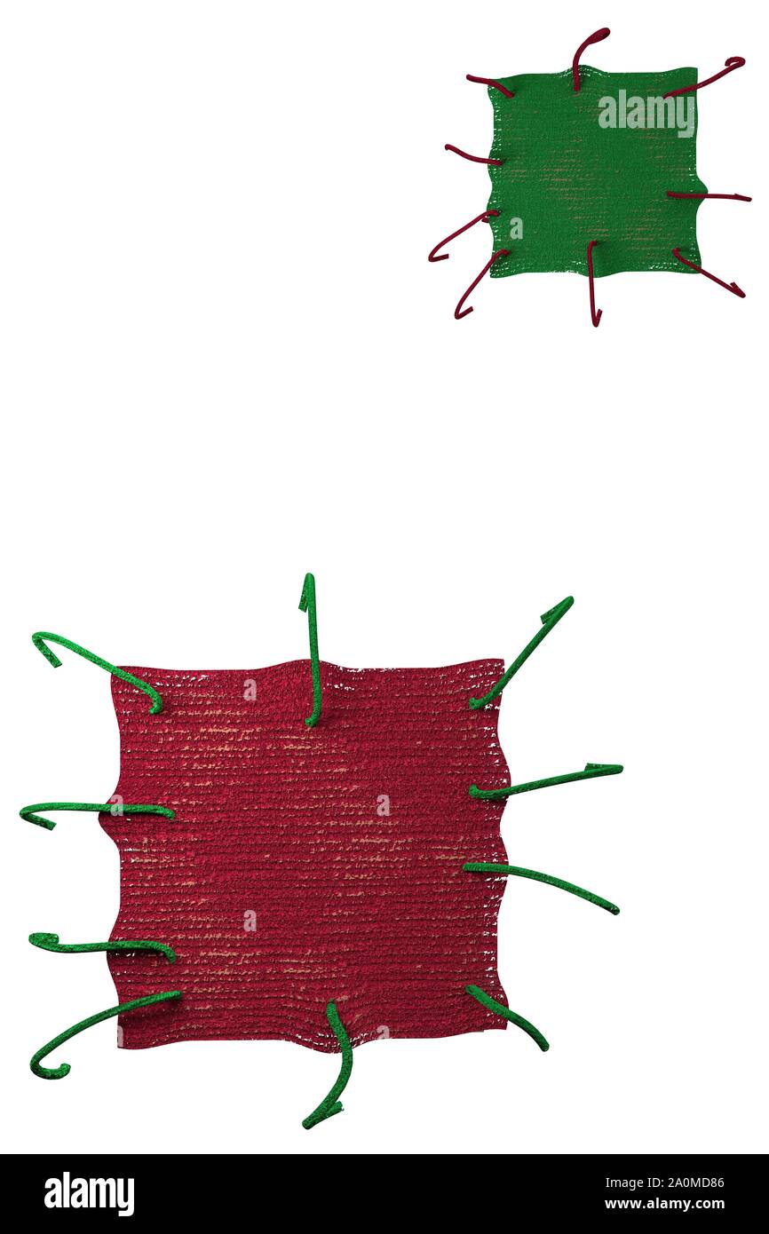 Frayed fabric Cut Out Stock Images & Pictures - Alamy