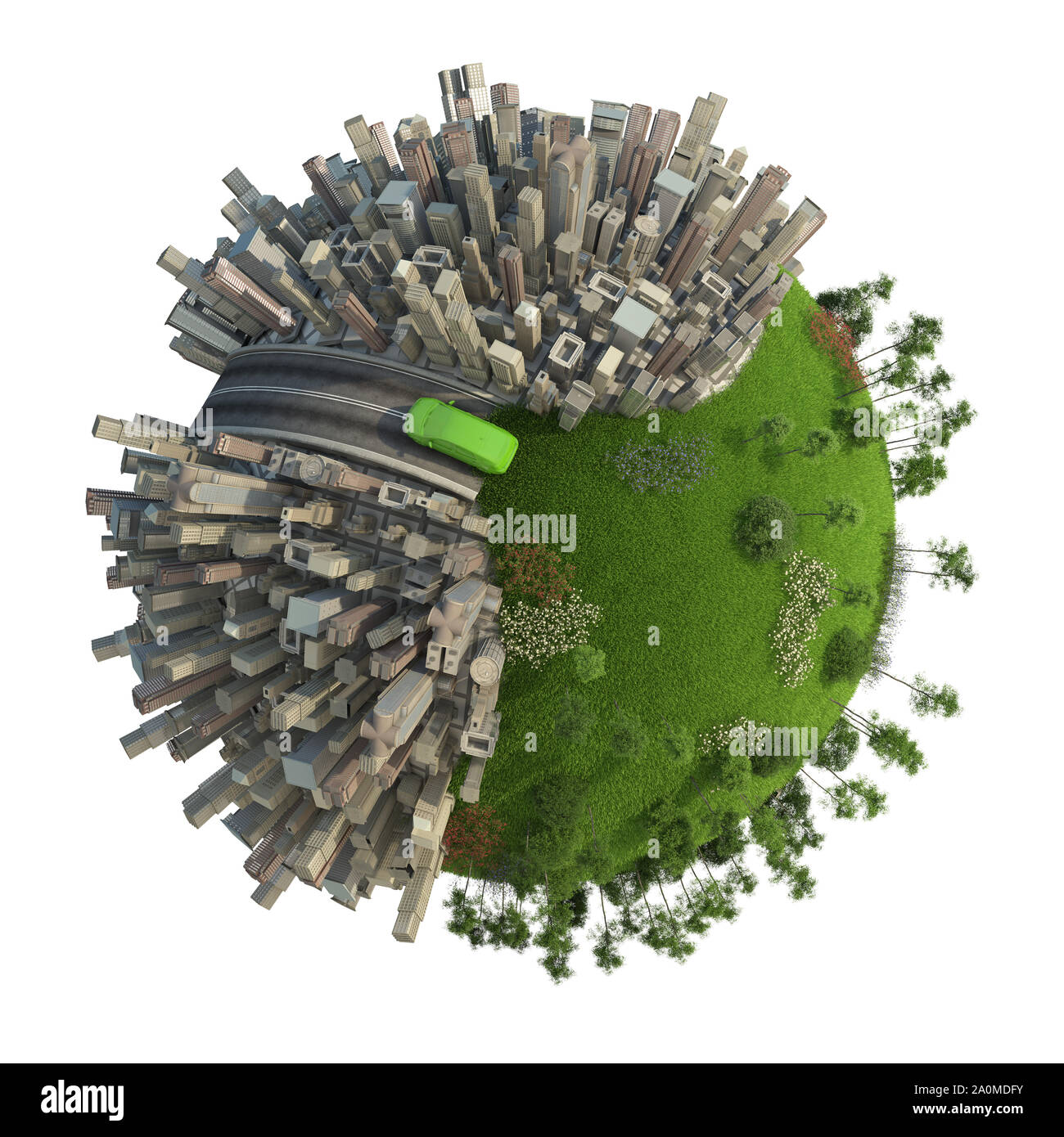 Mini Planet Concept or Earth Concept Stock Photo - Alamy