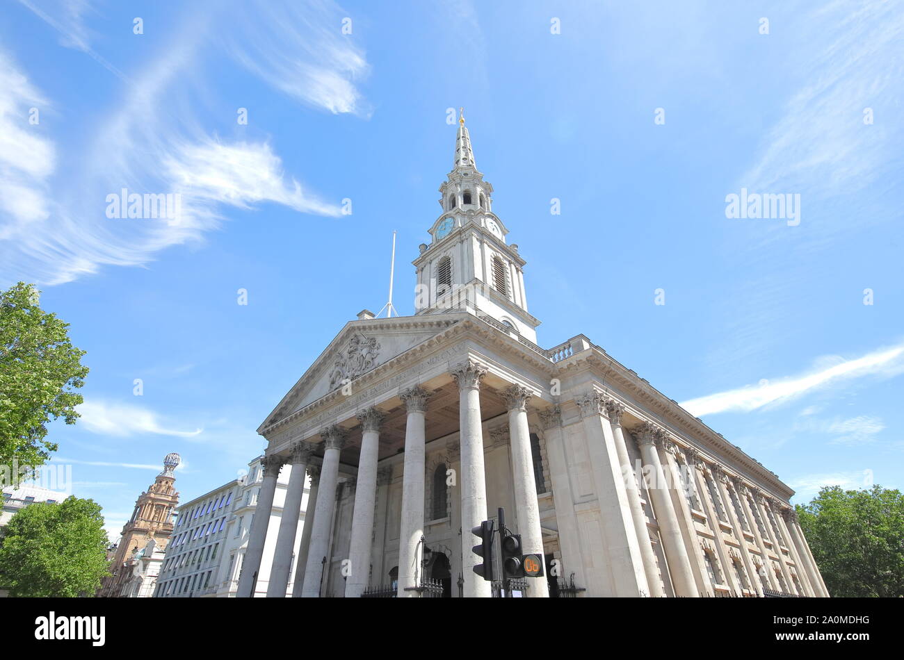 St Martin in the Fields church London UK Stock Photo - Alamy