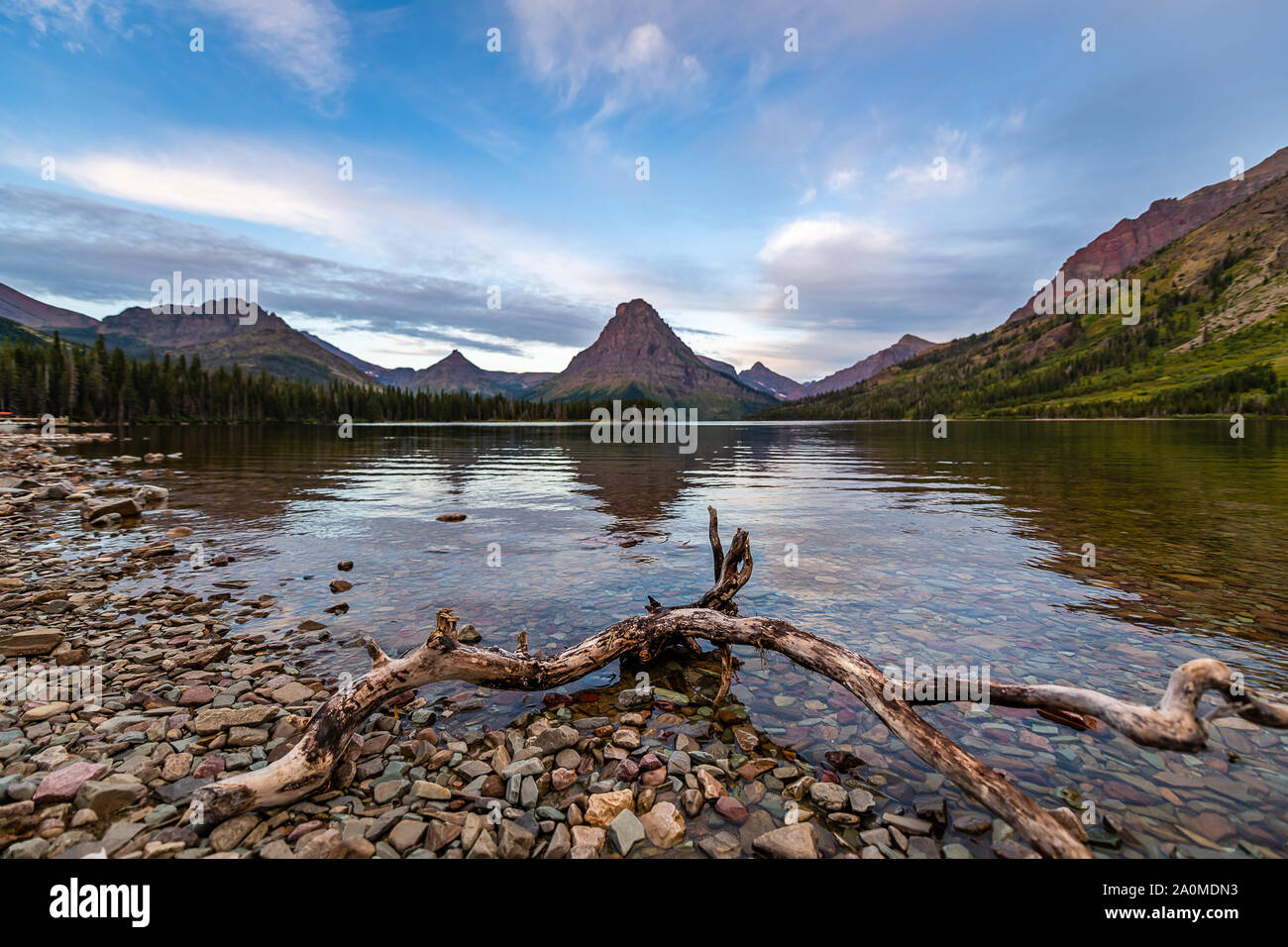 Two medicine lake trail hi-res stock photography and images - Alamy