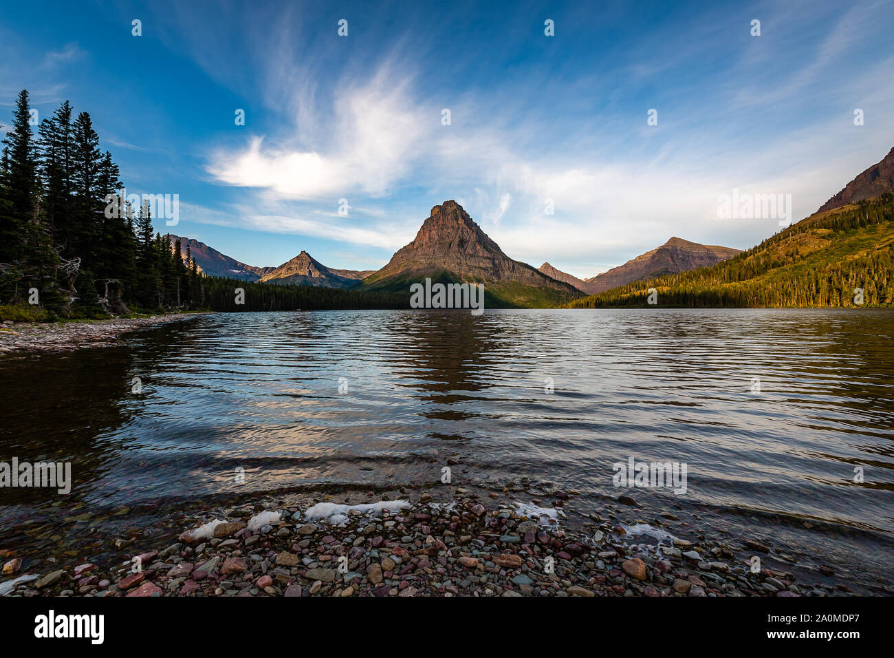 Two medicine lake trail hi-res stock photography and images - Alamy