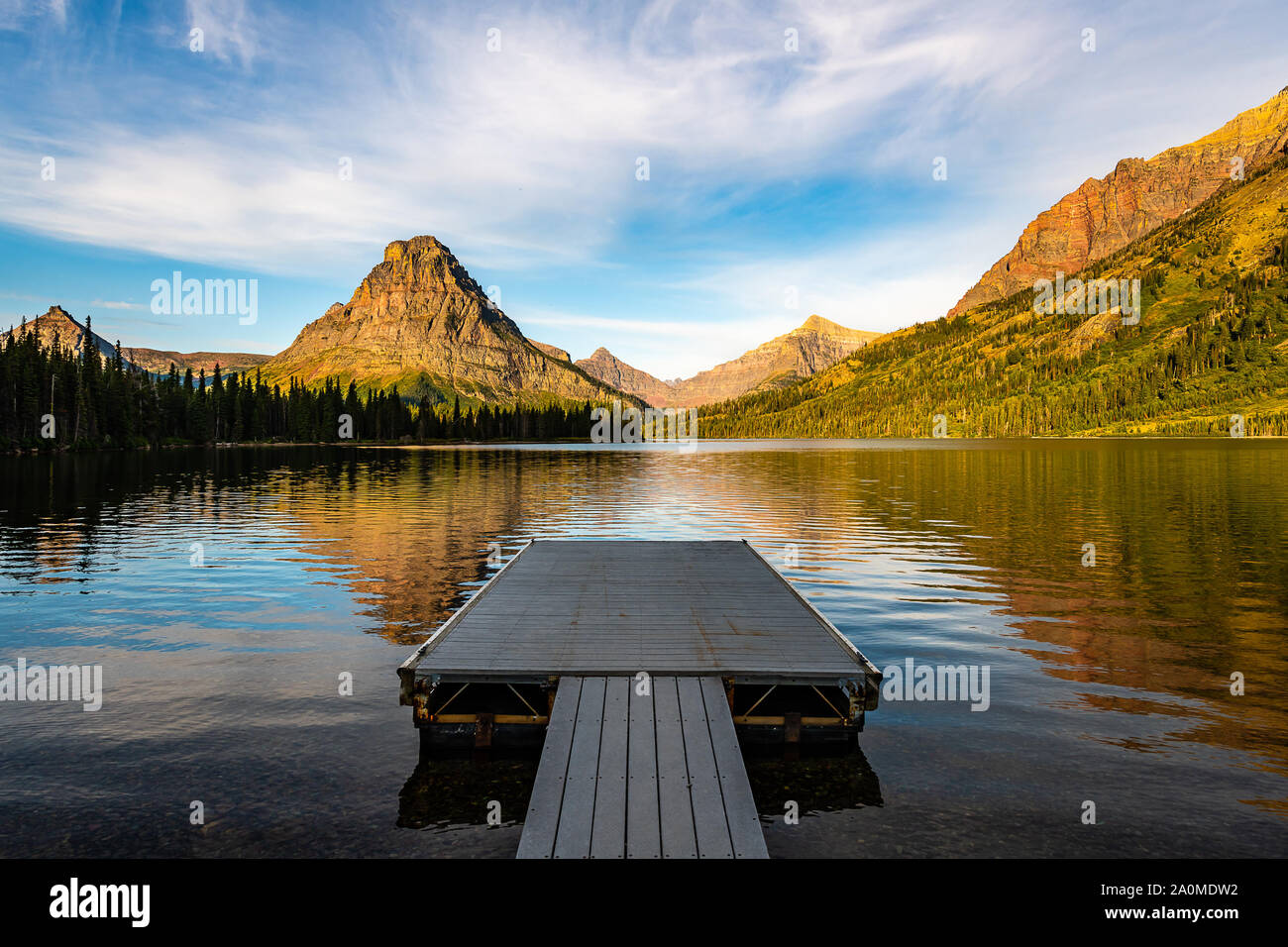 Two medicine lake trail hi-res stock photography and images - Alamy