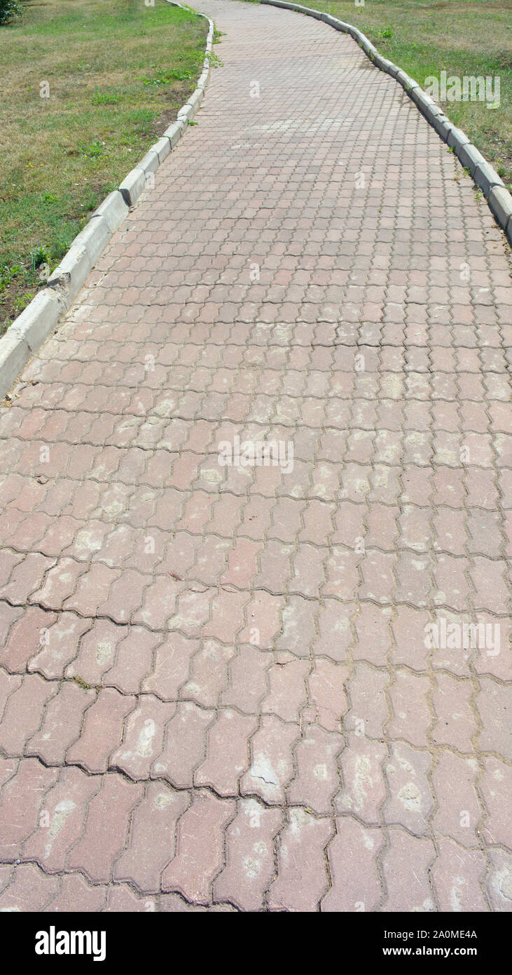 Path in Park Stock Photo - Alamy