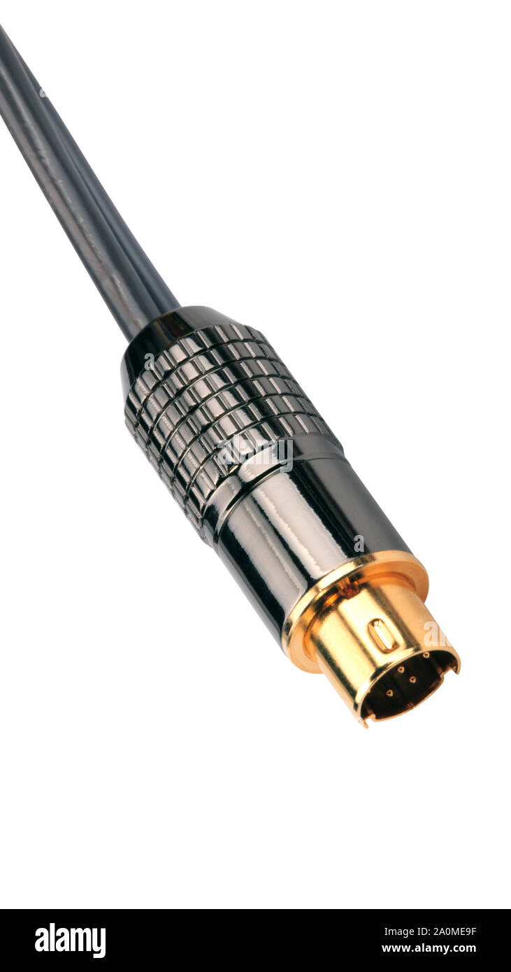 Male Plug Connector Isolated Stock Photo - Alamy