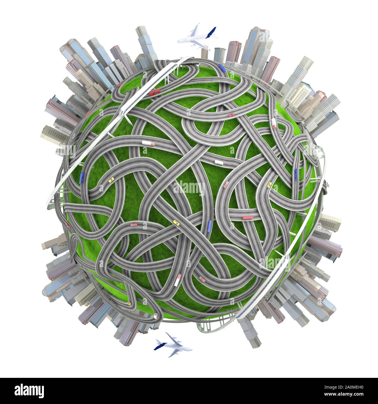 Mini Planet Concept or Earth Concept Stock Photo - Alamy