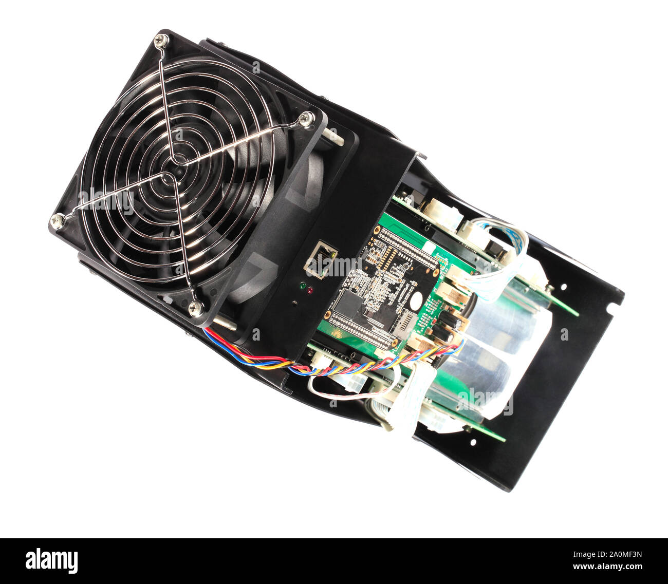 electronic device isolated on white background Stock Photo - Alamy