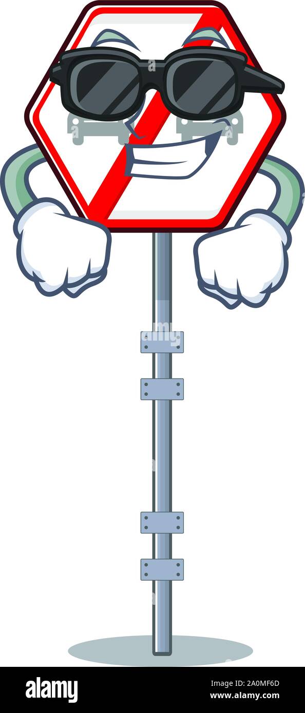 Super cool no overtaking cartoons on the curb Stock Vector Image & Art ...