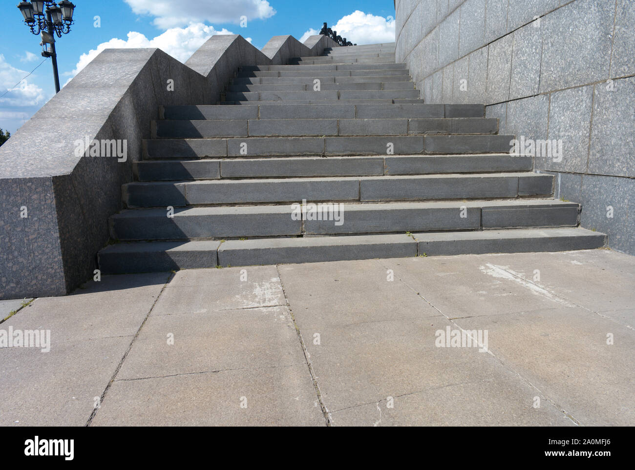Marble Stairs at Day Stock Photo - Alamy