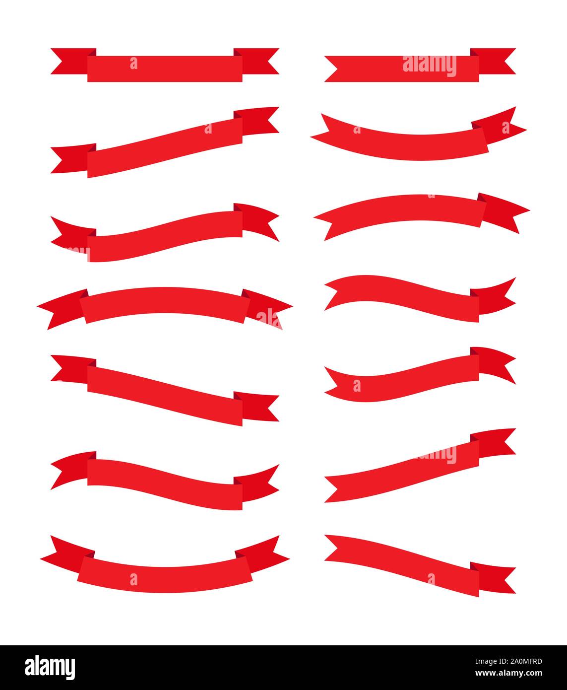 Ribbon banner decoration icon outline Stock Vector Images - Alamy