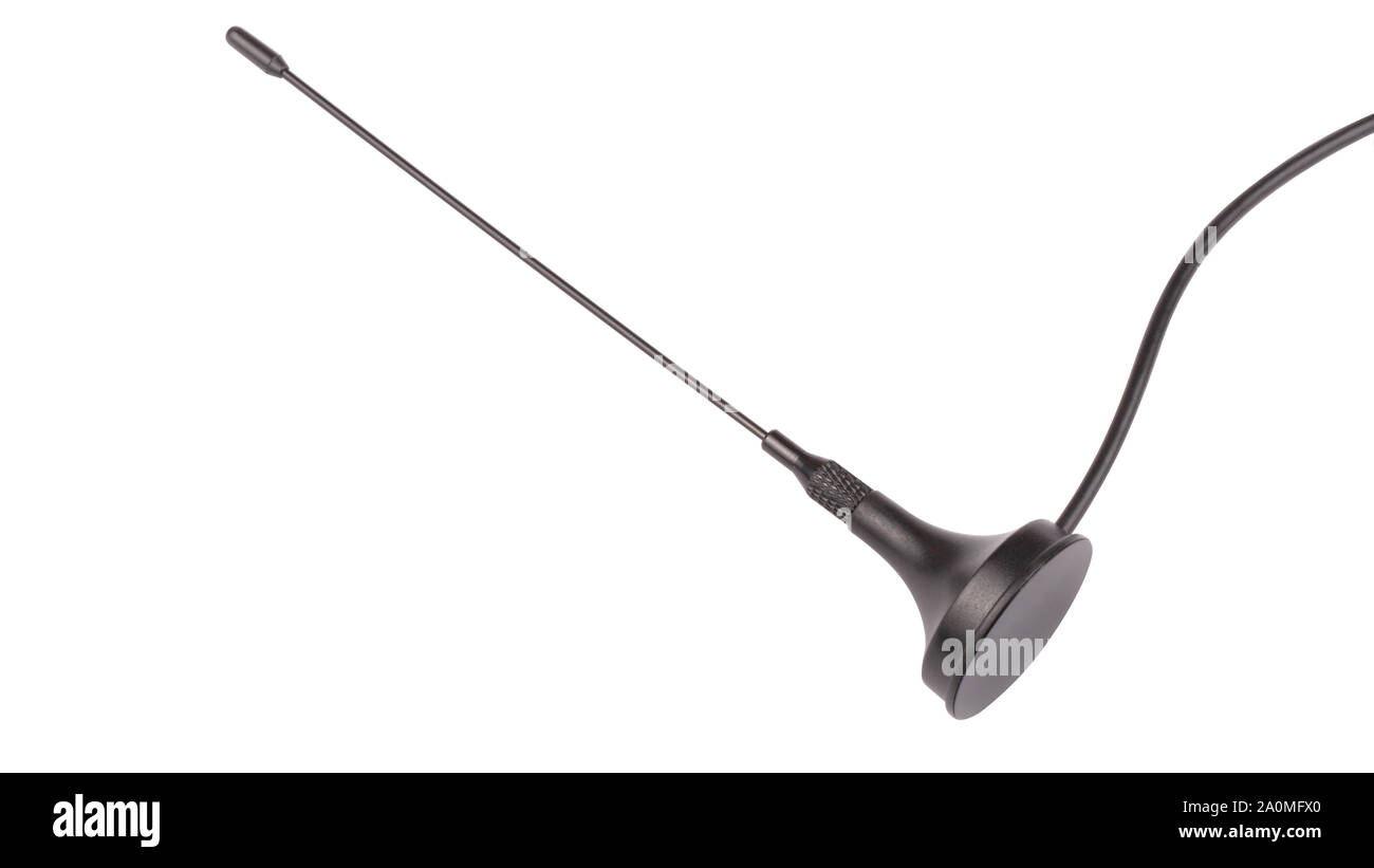 Black Antenna Isolated Stock Photo - Alamy