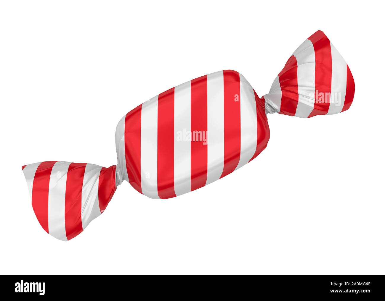 Wrapped Candy Isolated Stock Photo - Alamy