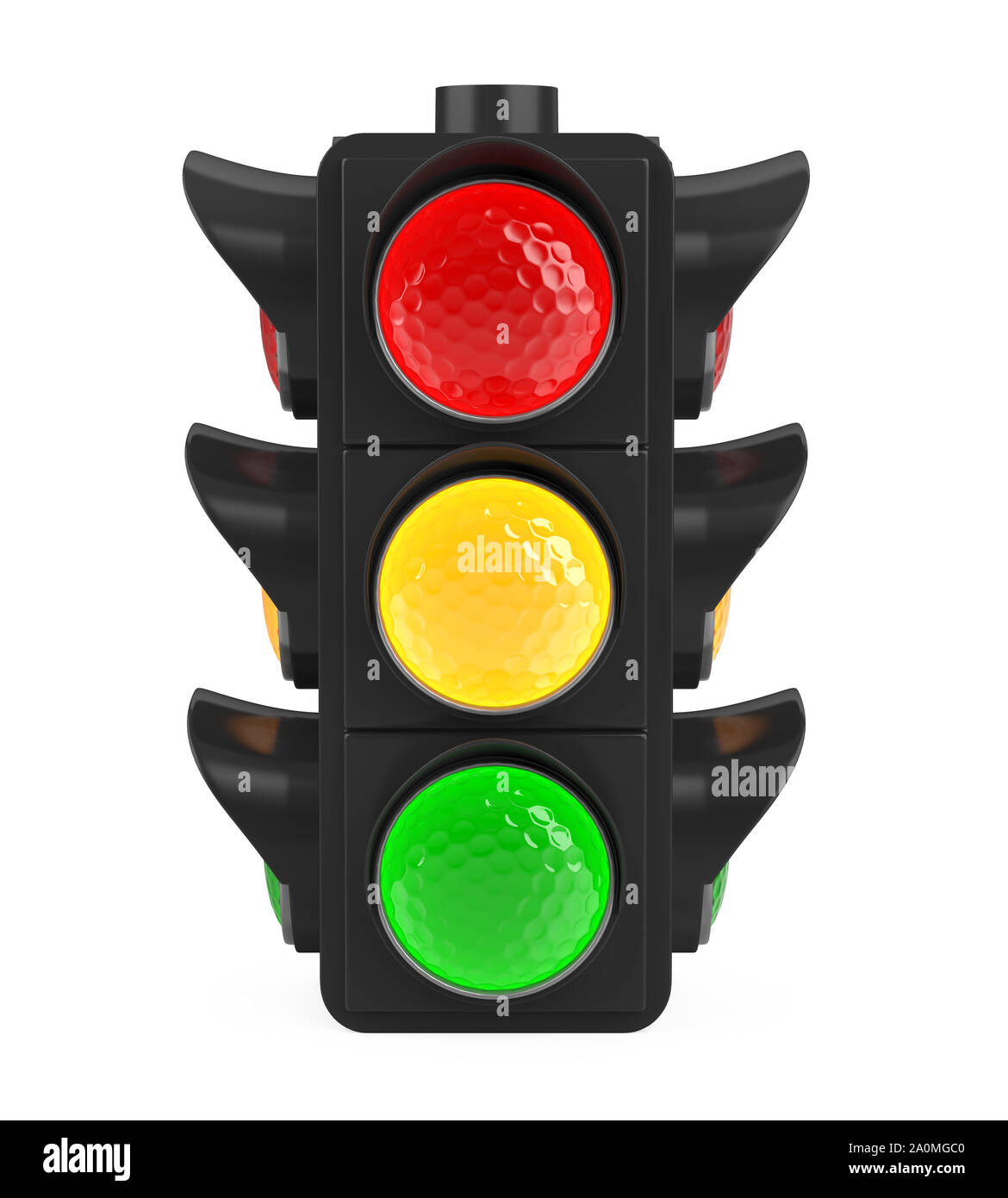 Traffic Lights Isolated Stock Photo - Alamy