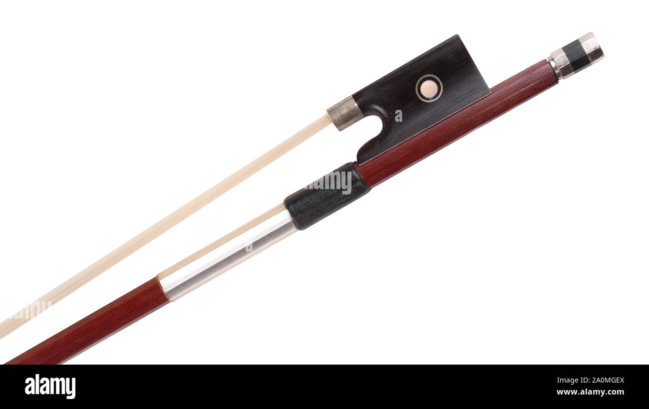 Violin Bow Isolated Stock Photo - Alamy