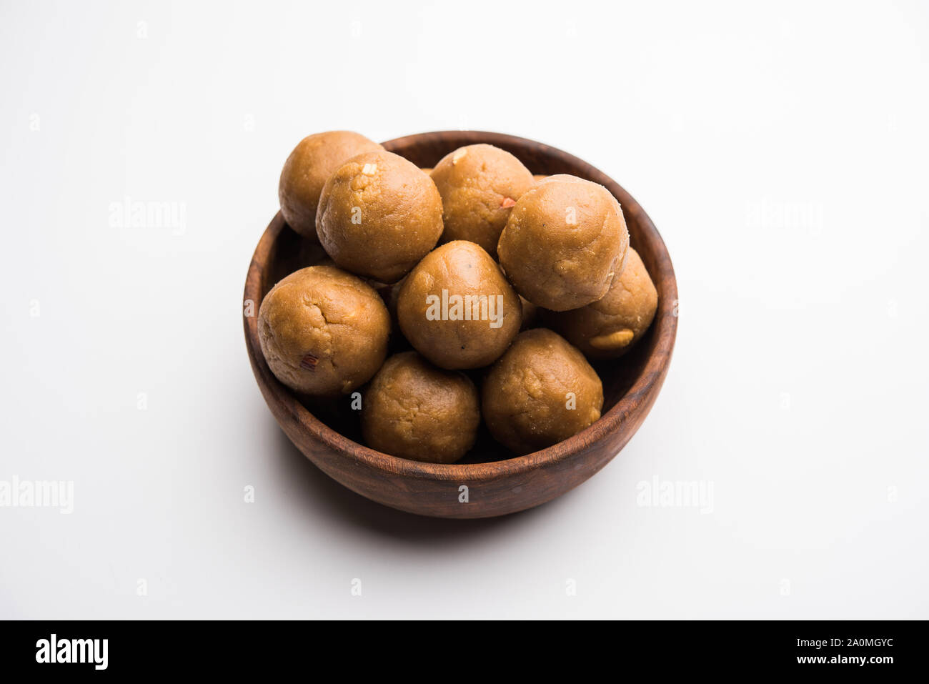 Churma Ladoo / atta laddoo / wheat flour laddu made using ghee and ...