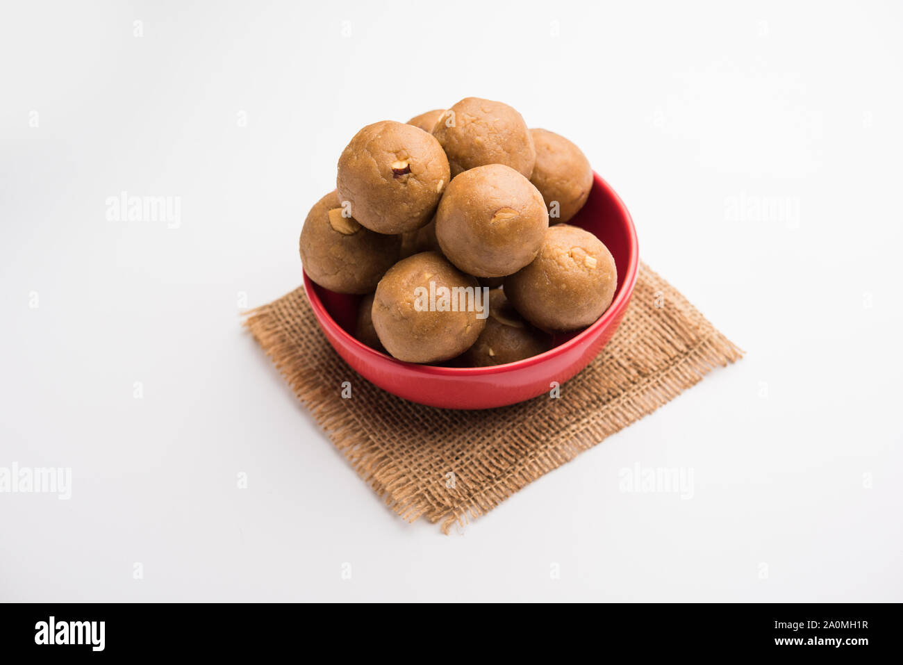 Churma Ladoo / atta laddoo / wheat flour laddu made using ghee and ...