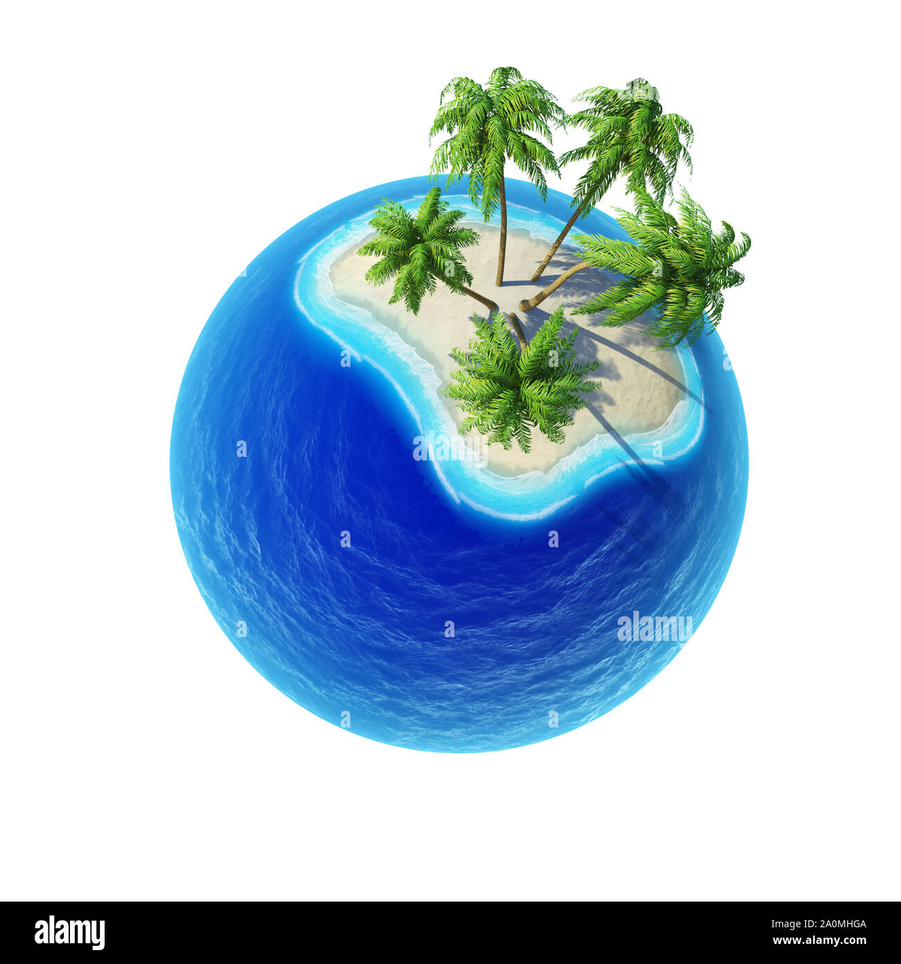 Mini Planet Concept or Earth Concept Stock Photo - Alamy