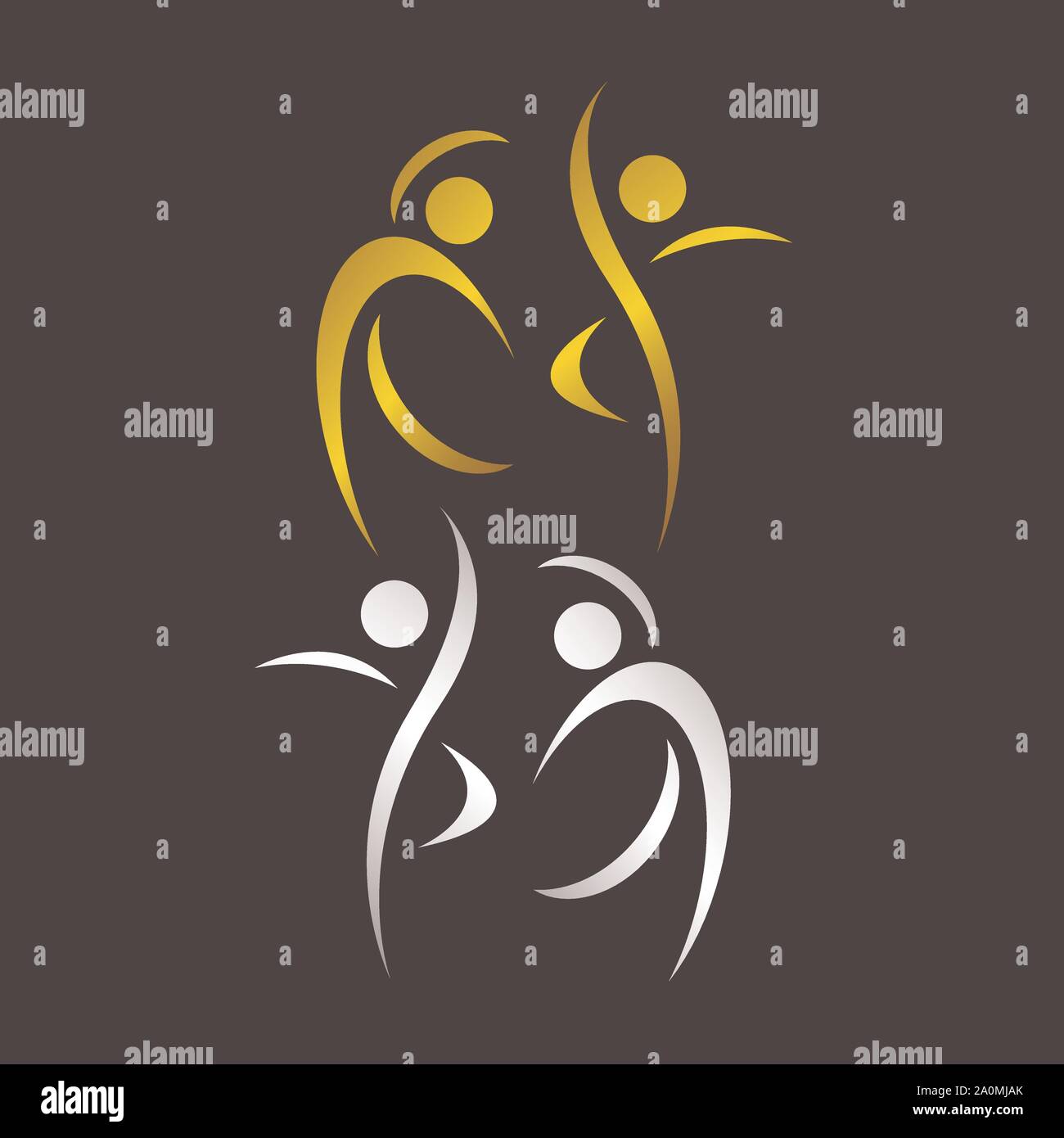 Fitness movement Stock Vector Images - Alamy