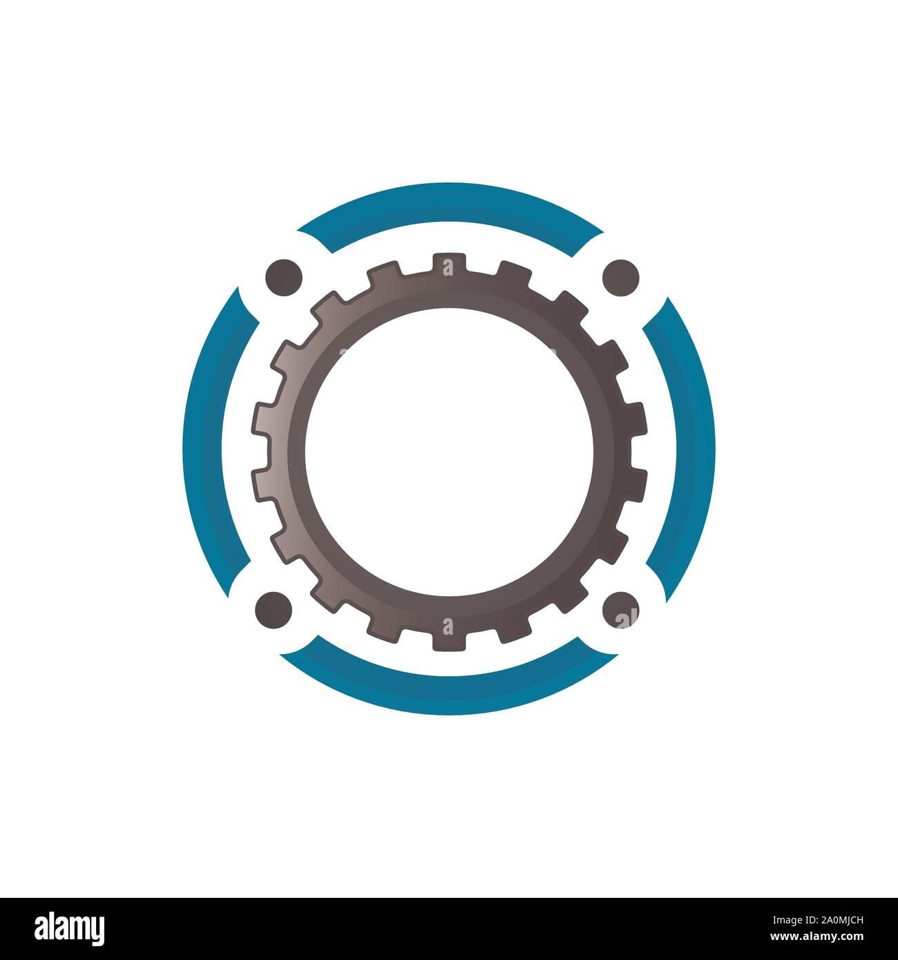Cogs gears icon illustration hi-res stock photography and images - Alamy