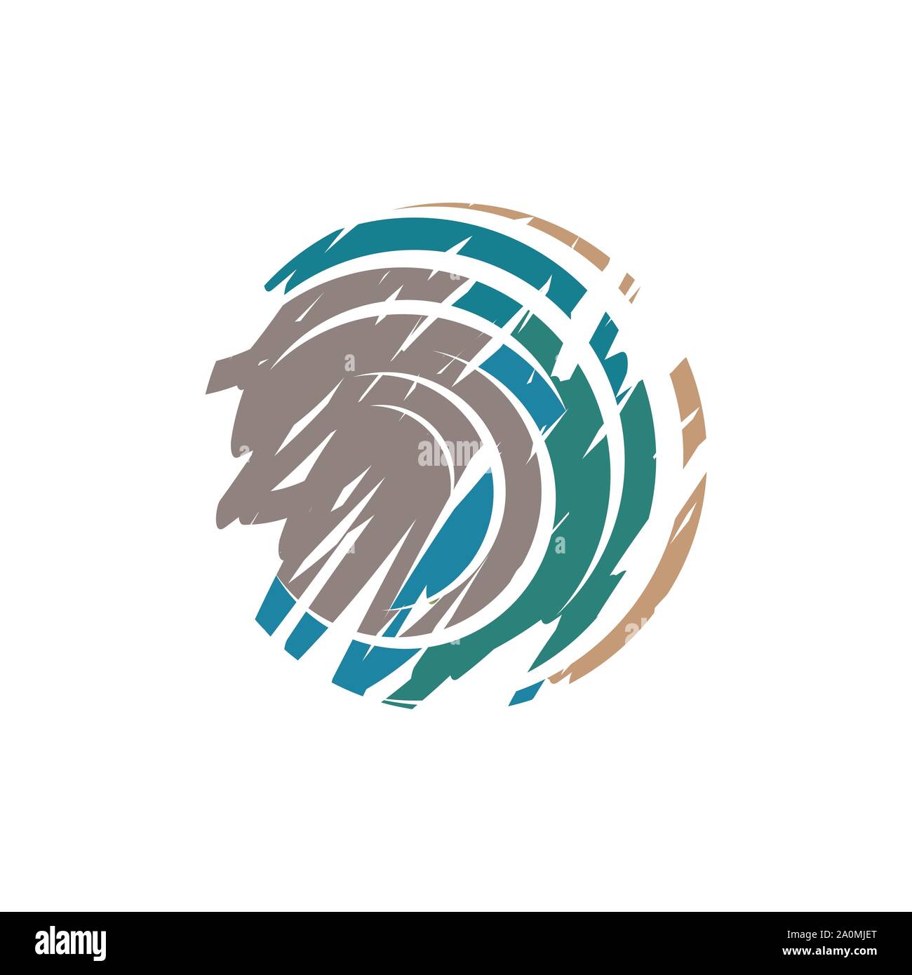 Circle logo vector vectors hi-res stock photography and images - Alamy