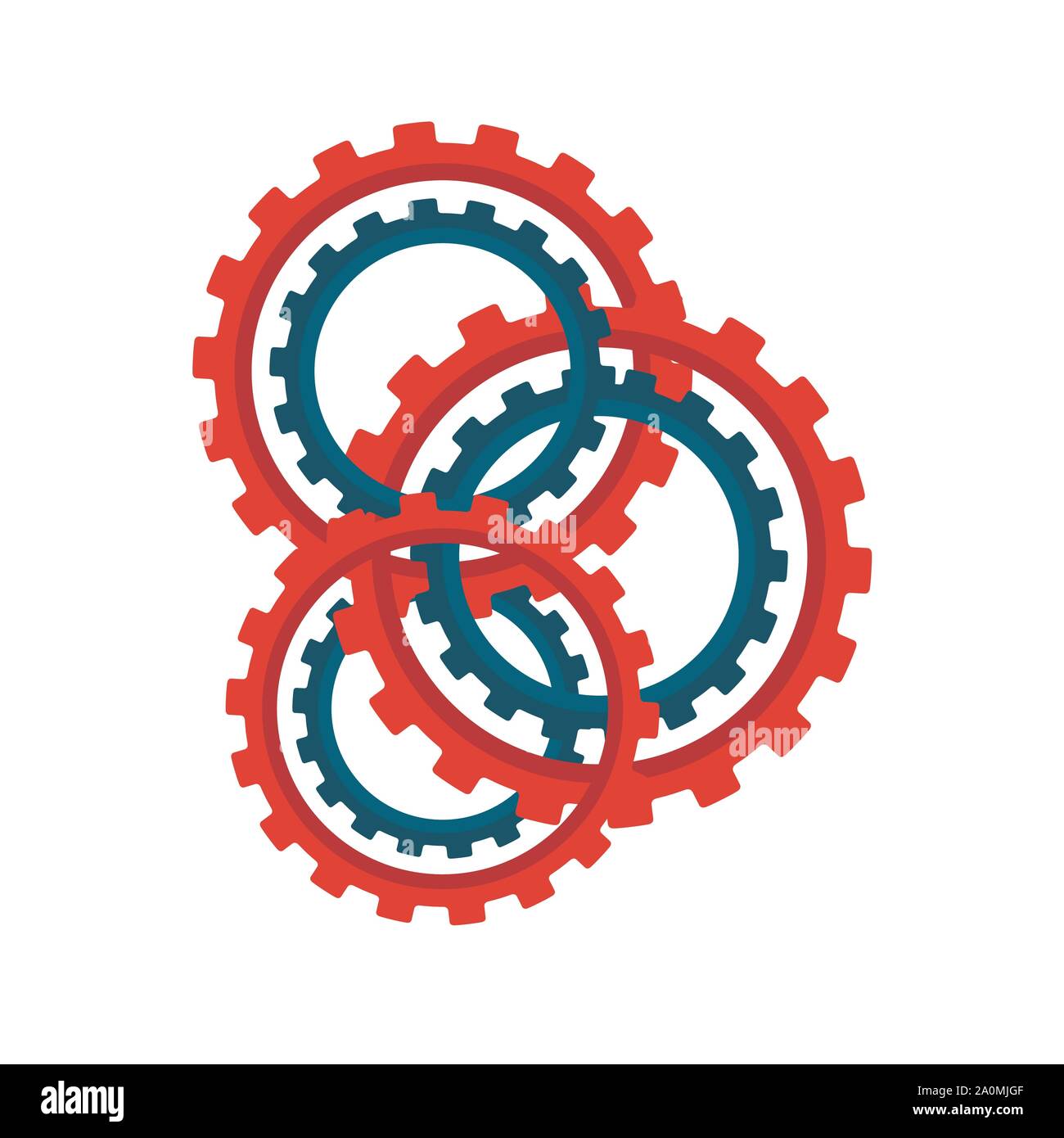 Cogs vector vectors hi-res stock photography and images - Alamy