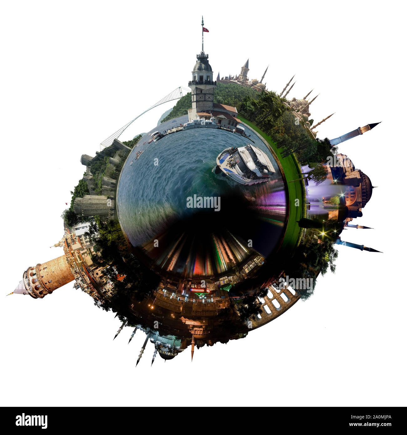 Mini Planet Concept or Earth Concept Stock Photo - Alamy