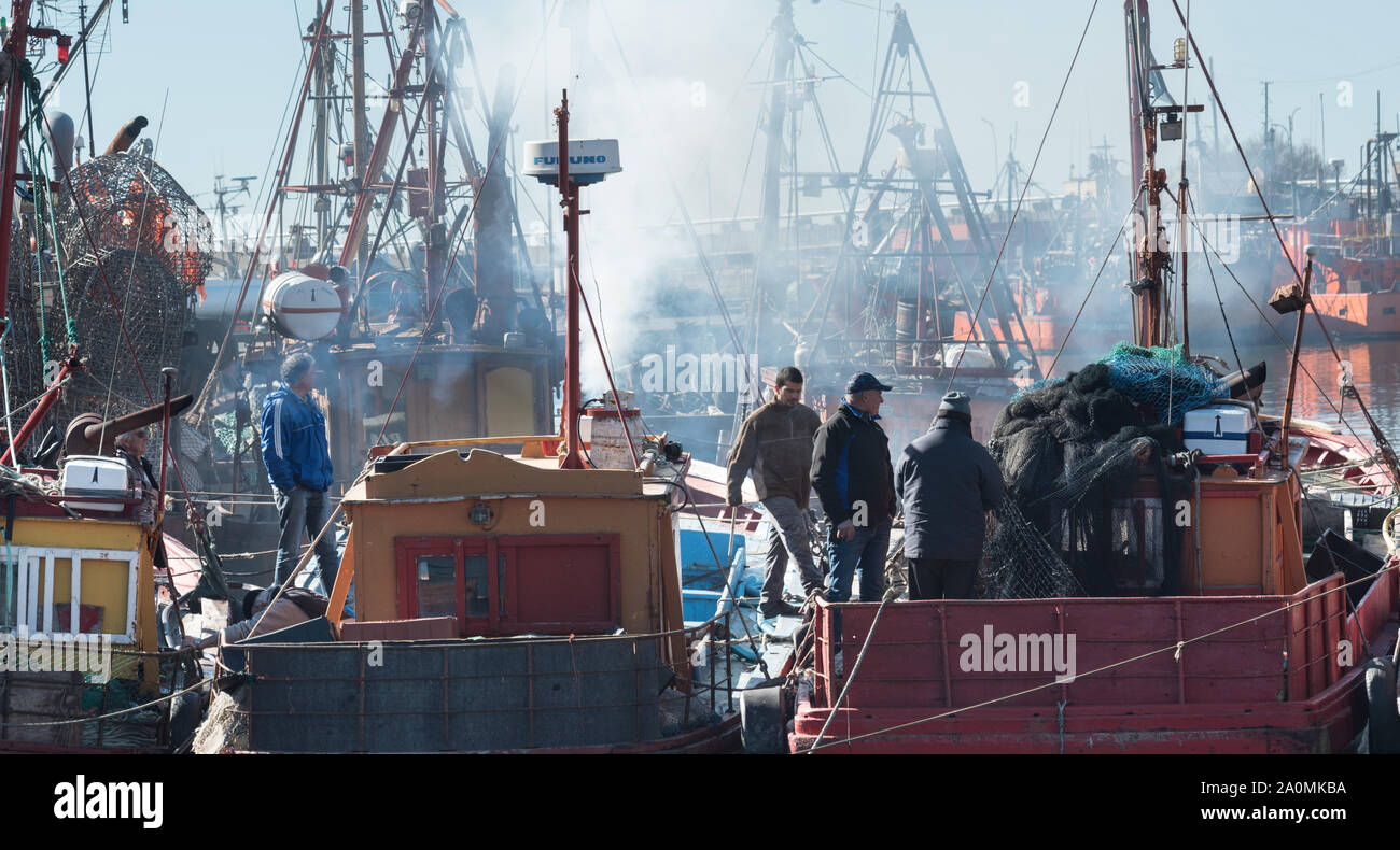 Fishing boats mar del plata hi-res stock photography and images - Alamy