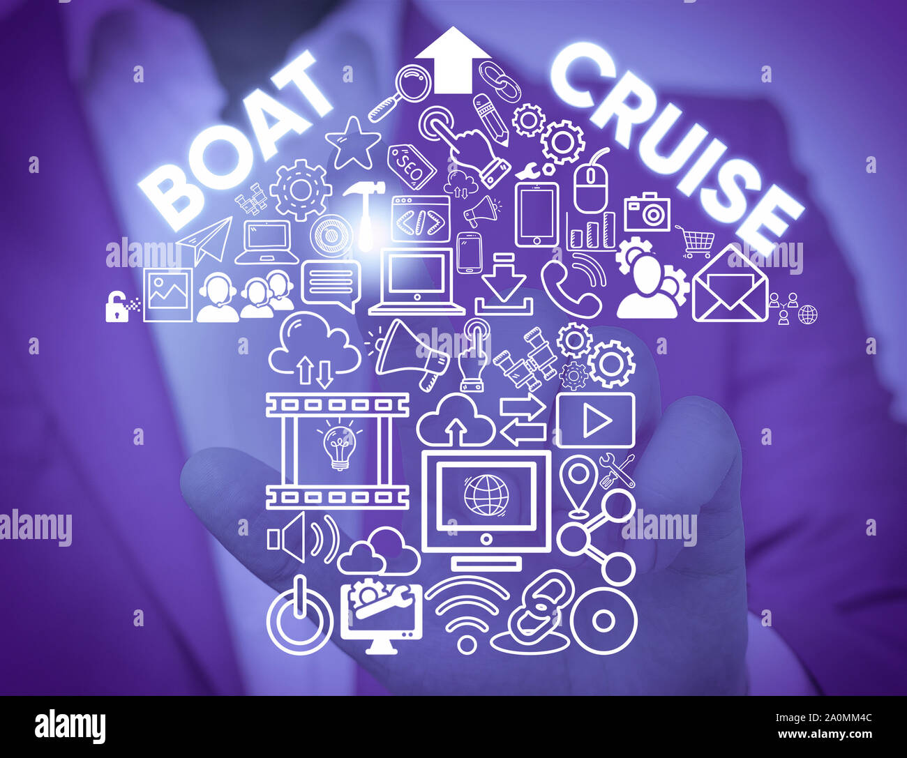 Writing note showing Boat Cruise. Business concept for sail about in ...