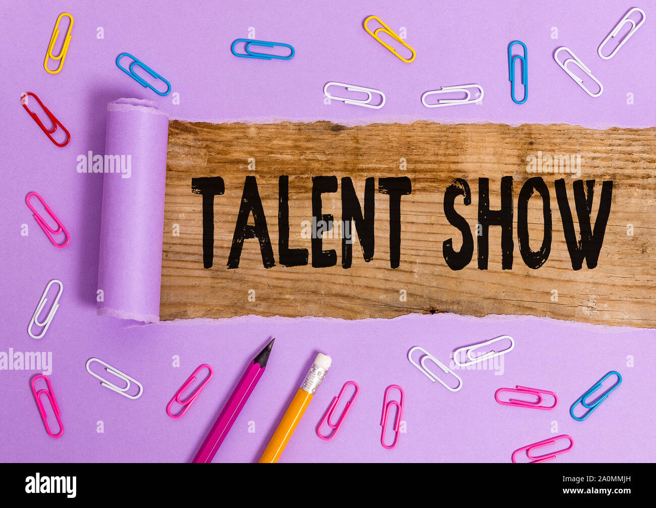 Writing note showing Talent Show. Business concept for Competition of ...