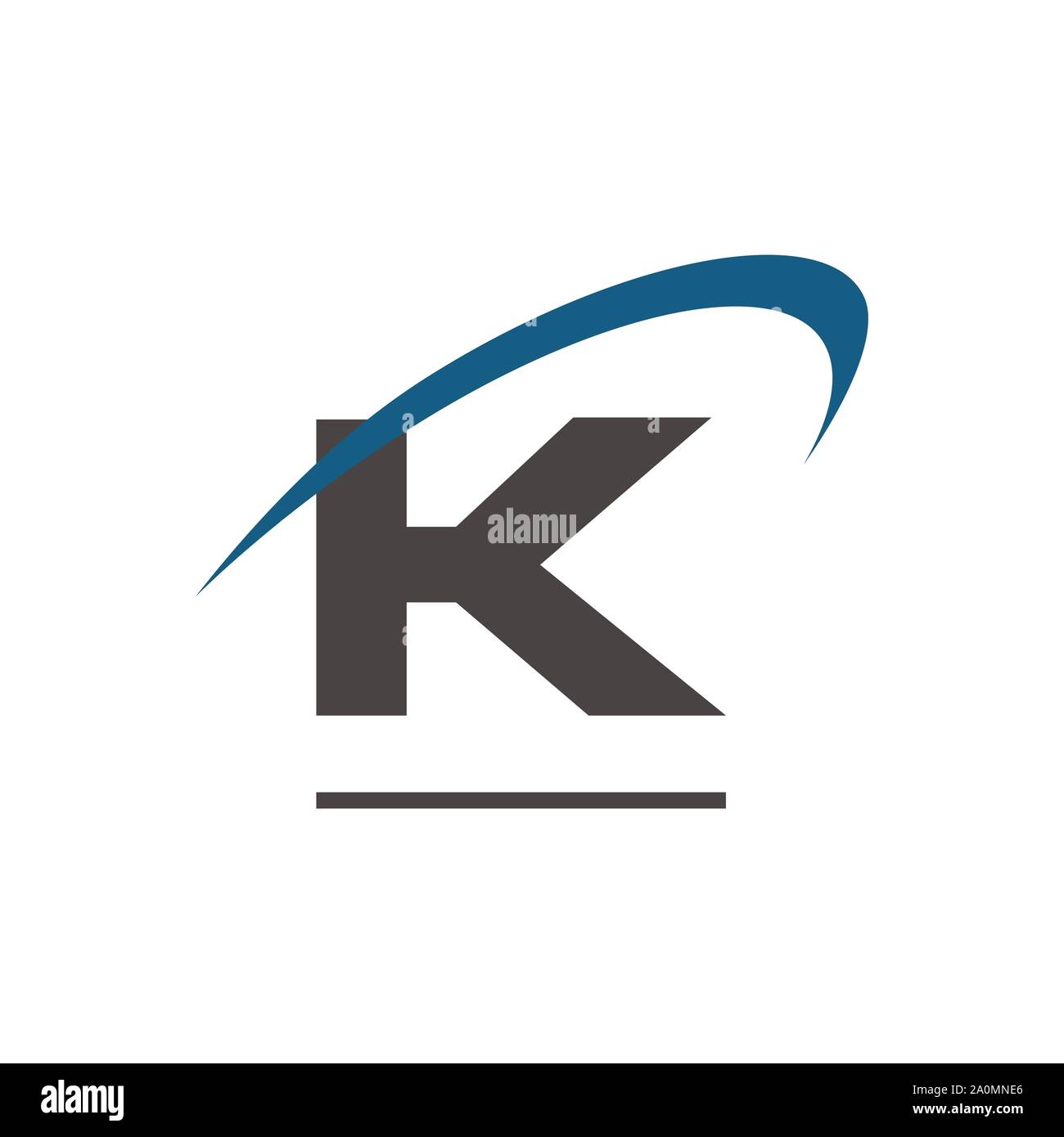 Letter k elegant logo hi-res stock photography and images - Alamy