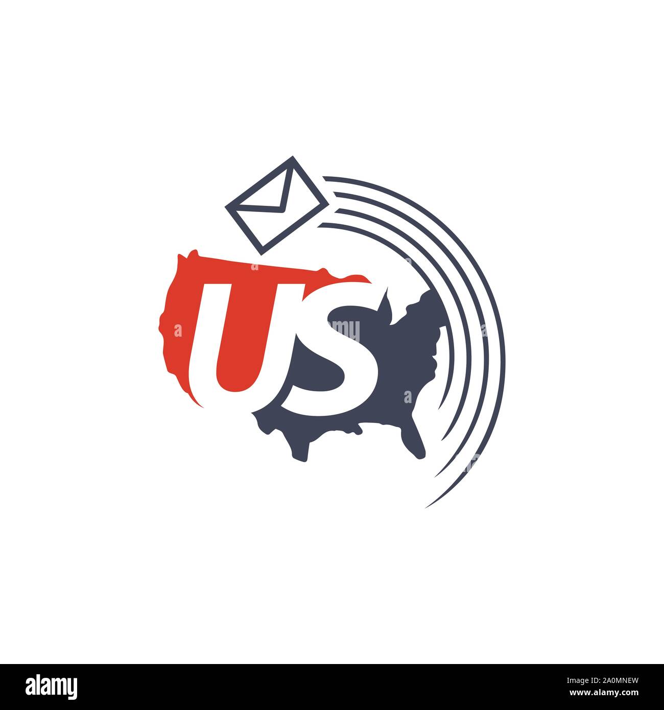 American post office Stock Vector Images - Alamy