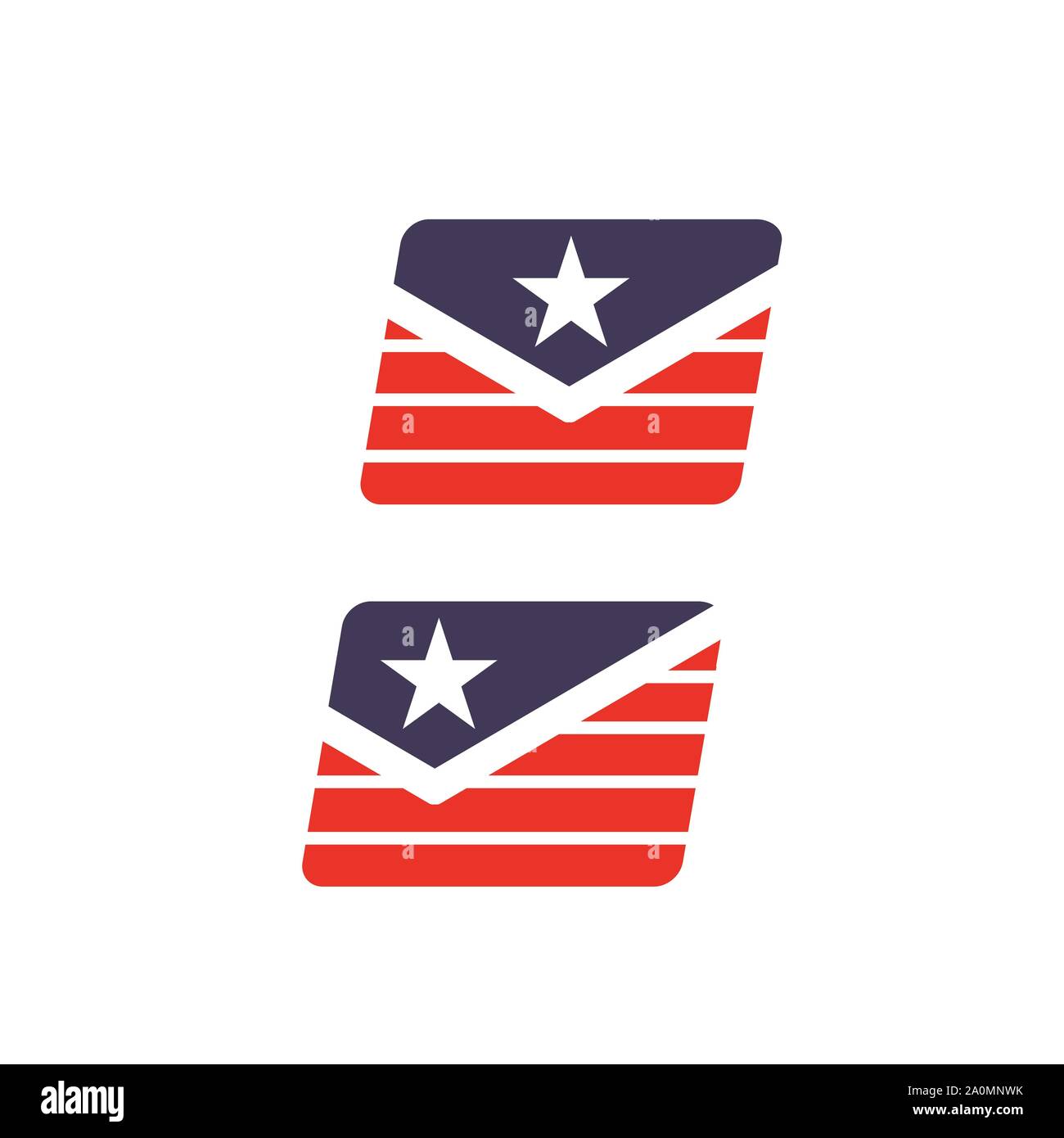 Email envelope symbol Stock Vector Images - Alamy