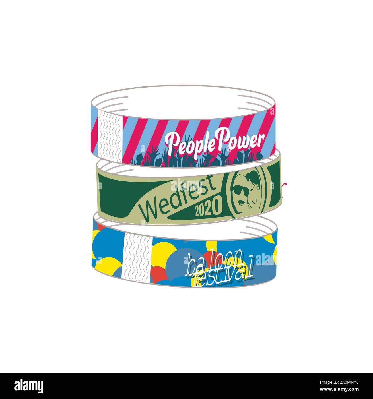 Wristband vector vectors hi-res stock photography and images - Alamy