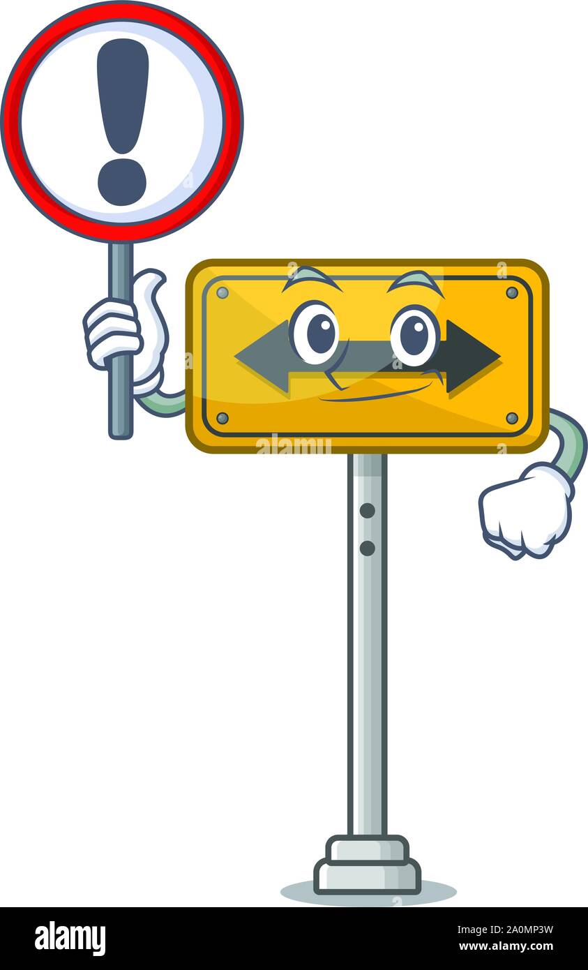 With sign pass on either side isolated cartoon Stock Vector Image & Art ...