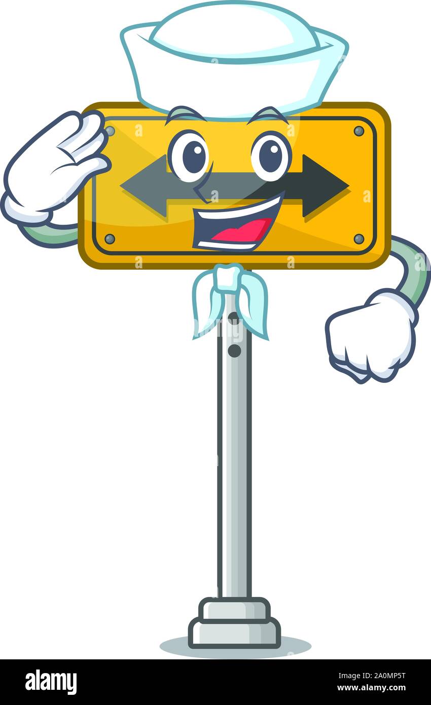 Sailor Pass On Either Side Isolated Cartoon Stock Vector Image And Art Alamy