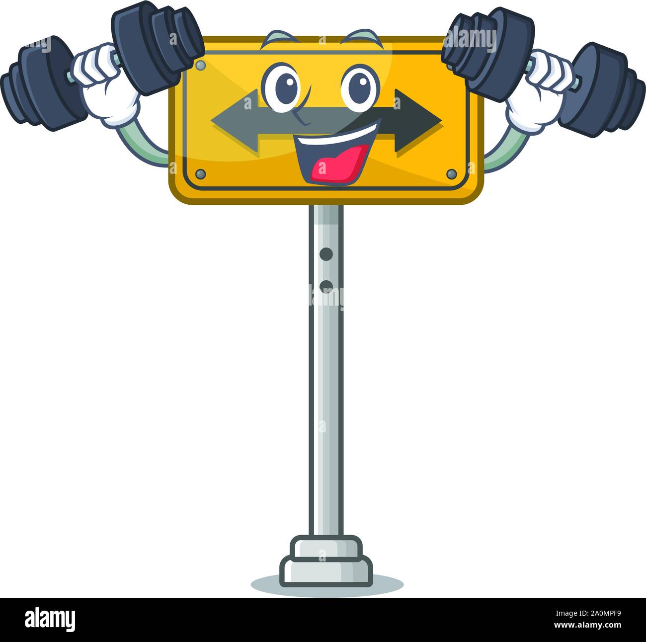 The temporary triangle cartoon hi-res stock photography and images - Alamy