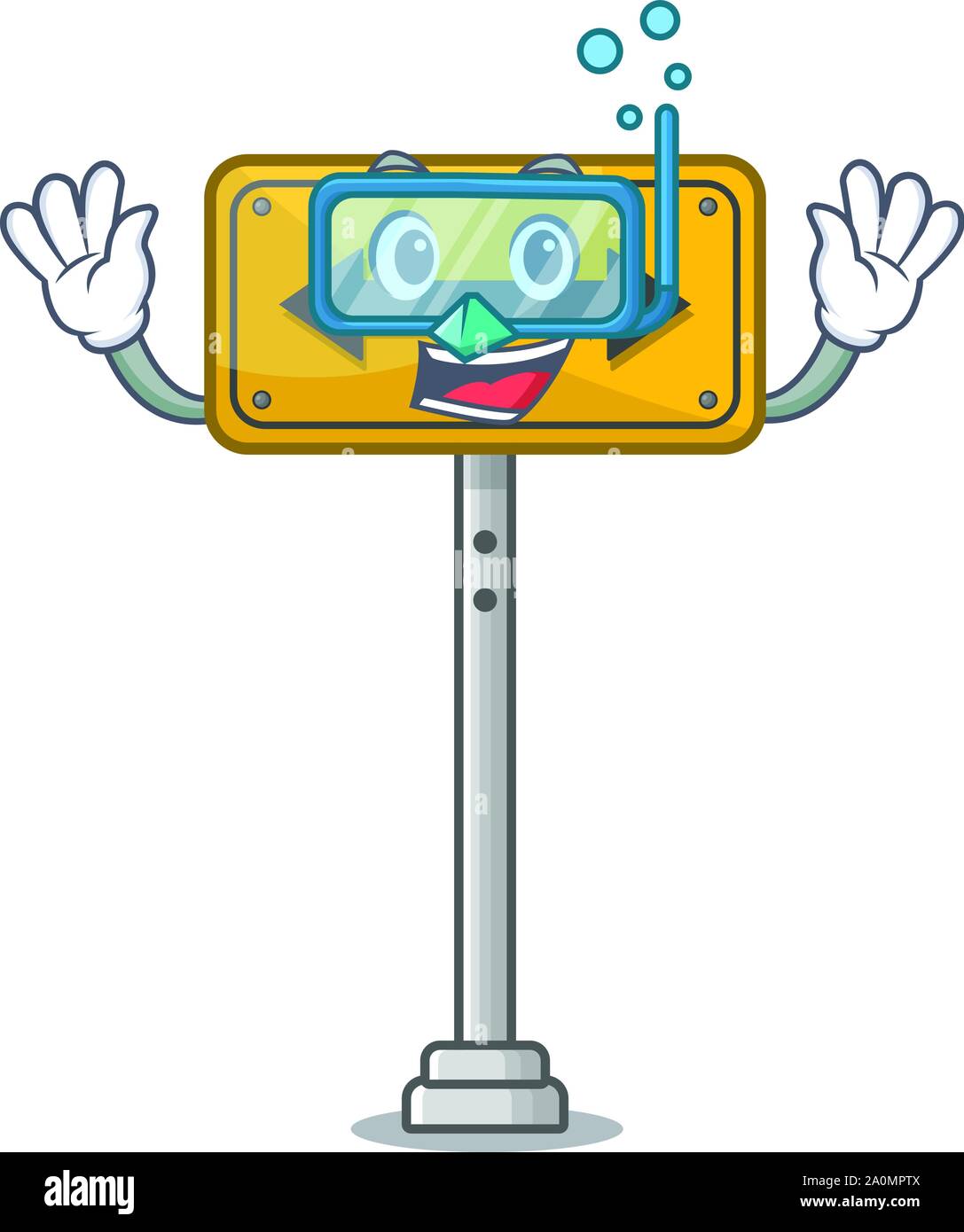 Diving pass on either side shaped character Stock Vector Image & Art ...