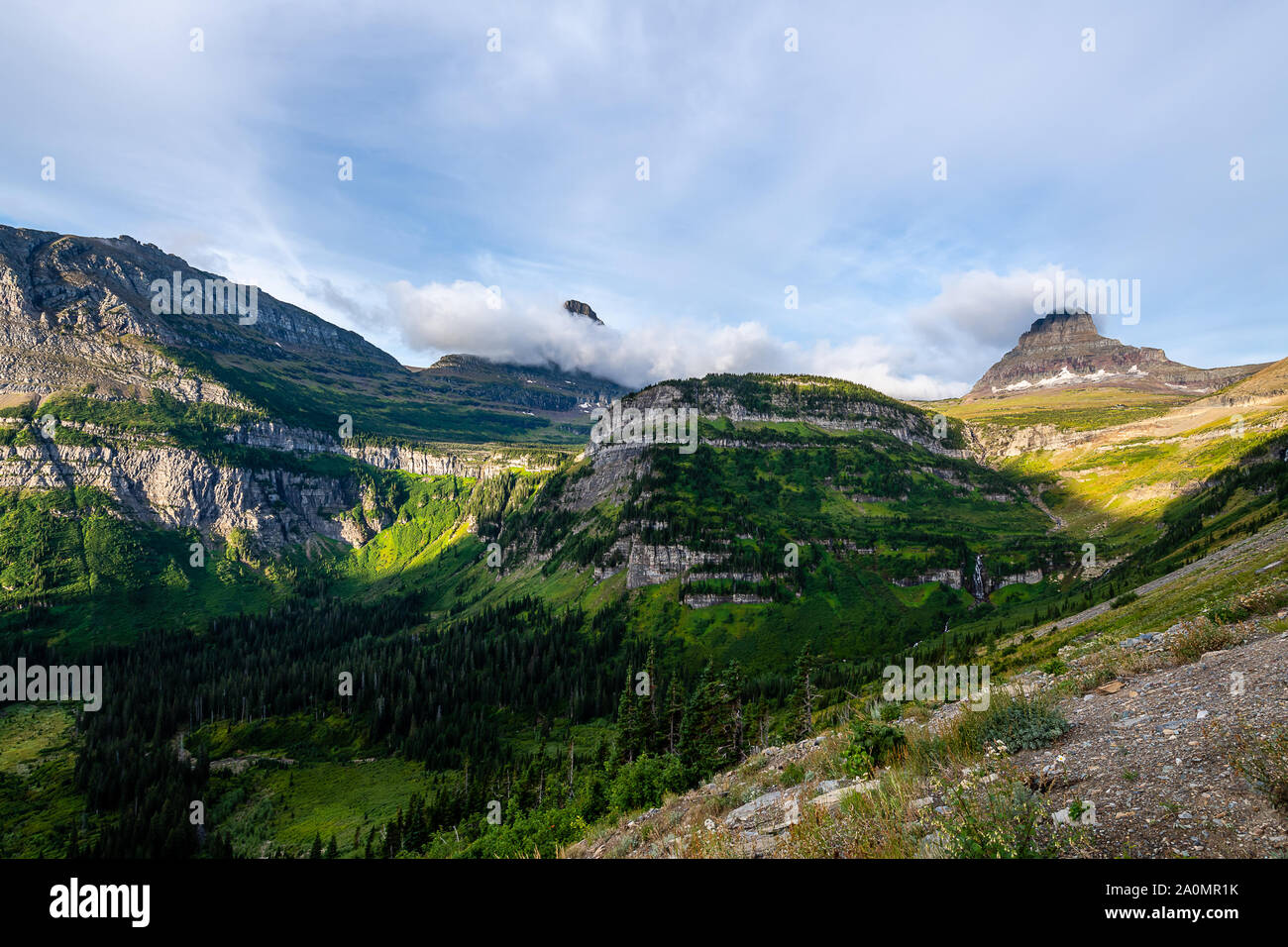Logan Pass, Glacier National Park Stock Photo - Alamy
