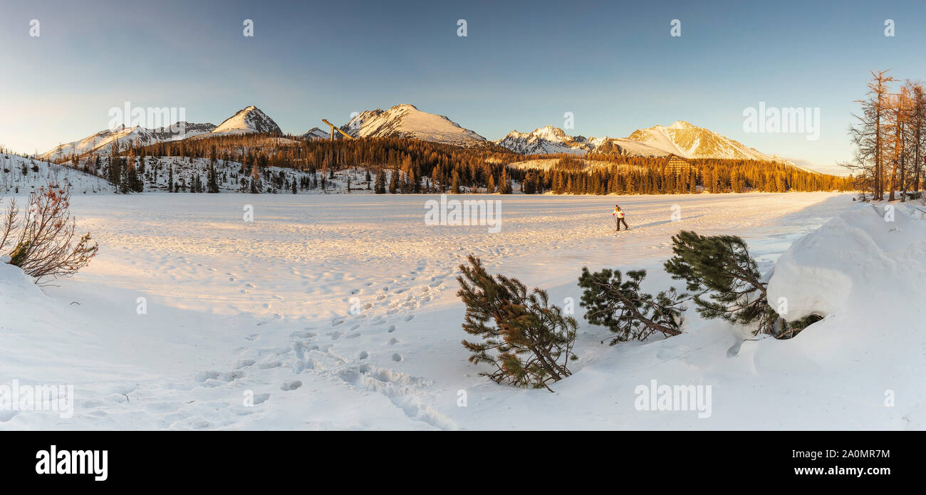 Village of strbske pleso winter hi-res stock photography and images - Alamy