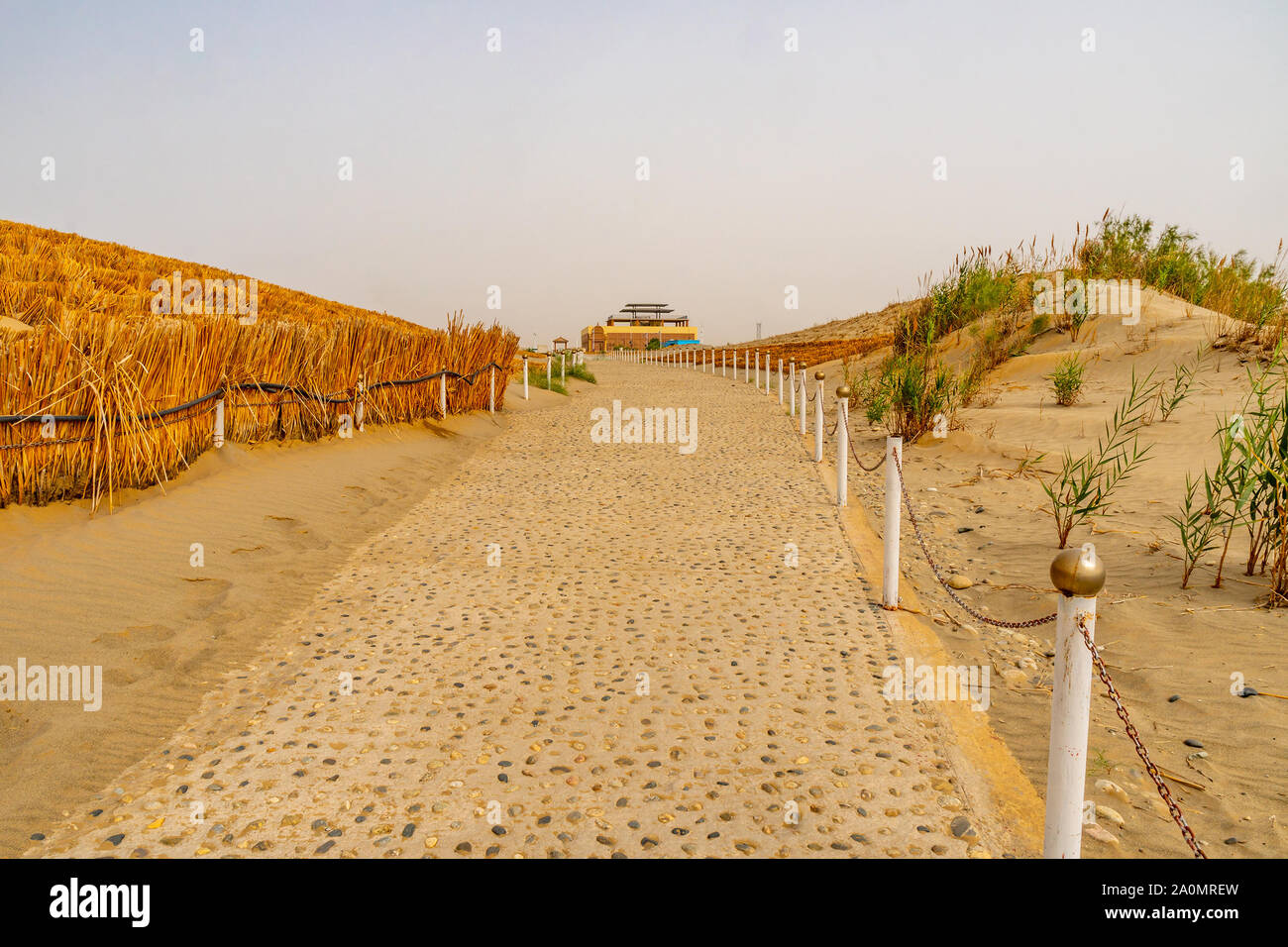Hotan Rawak Buddhist Stupa Ruins in Xinjiang Taklamakan Desert View ...