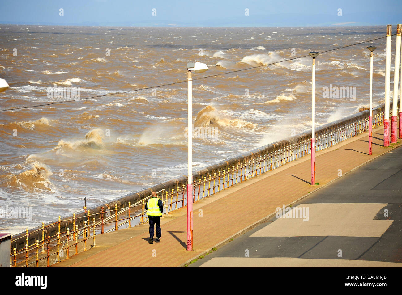Man running along promenade hi-res stock photography and images - Alamy