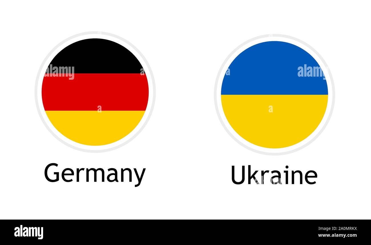 Vector template for illustration of relations between Germany and ...