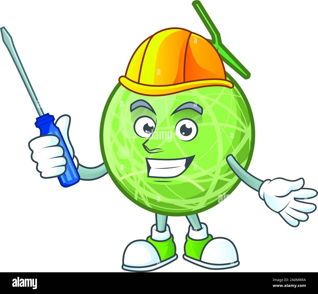 Melon appetizers Stock Vector Images - Alamy