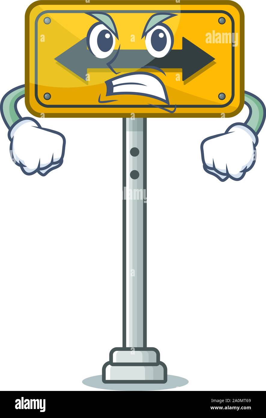 Angry pass on either side the cartoon Stock Vector Image & Art - Alamy