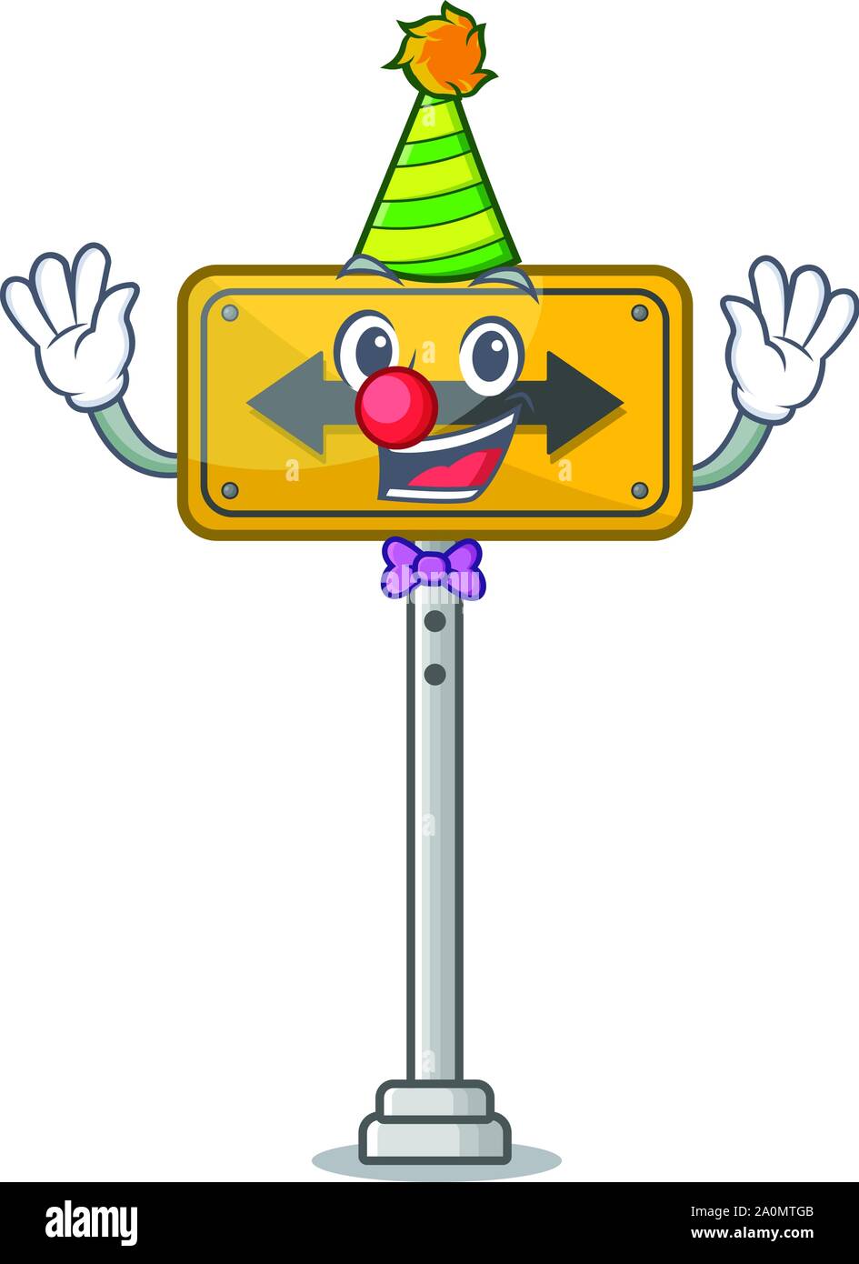 Clown pass on either side a mascot Stock Vector Image & Art - Alamy
