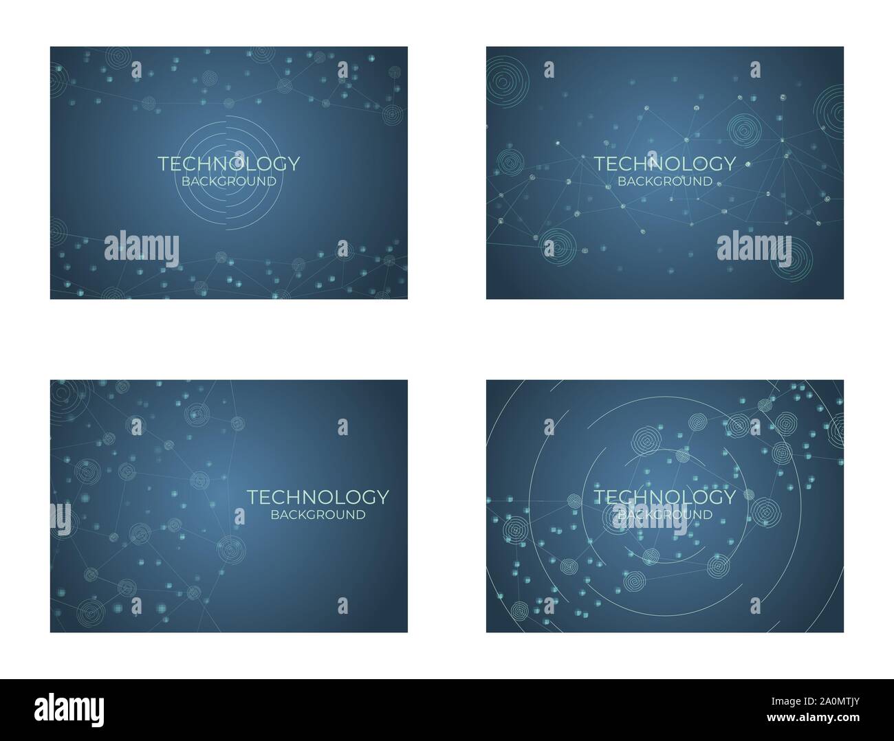 Technology background structure digital design line connection with ...