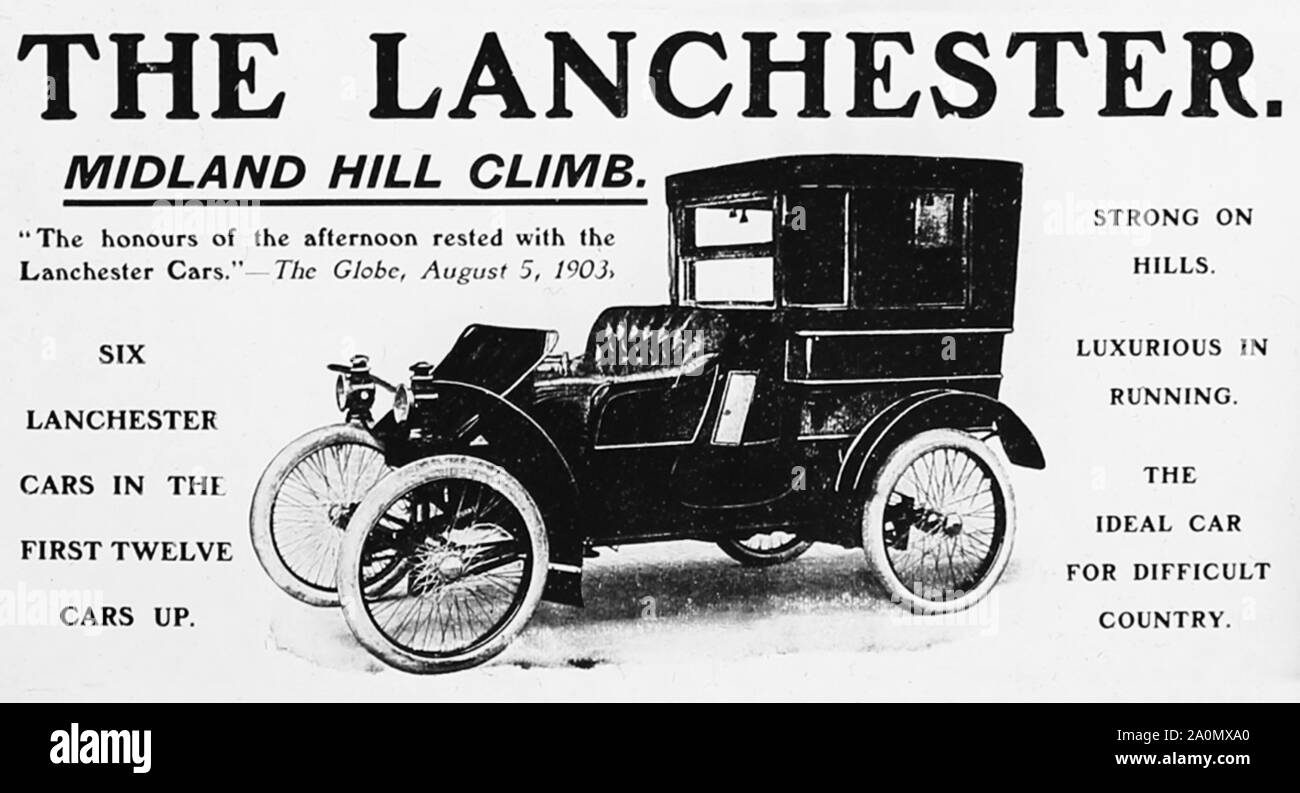 Vintage lanchester car hi-res stock photography and images - Alamy