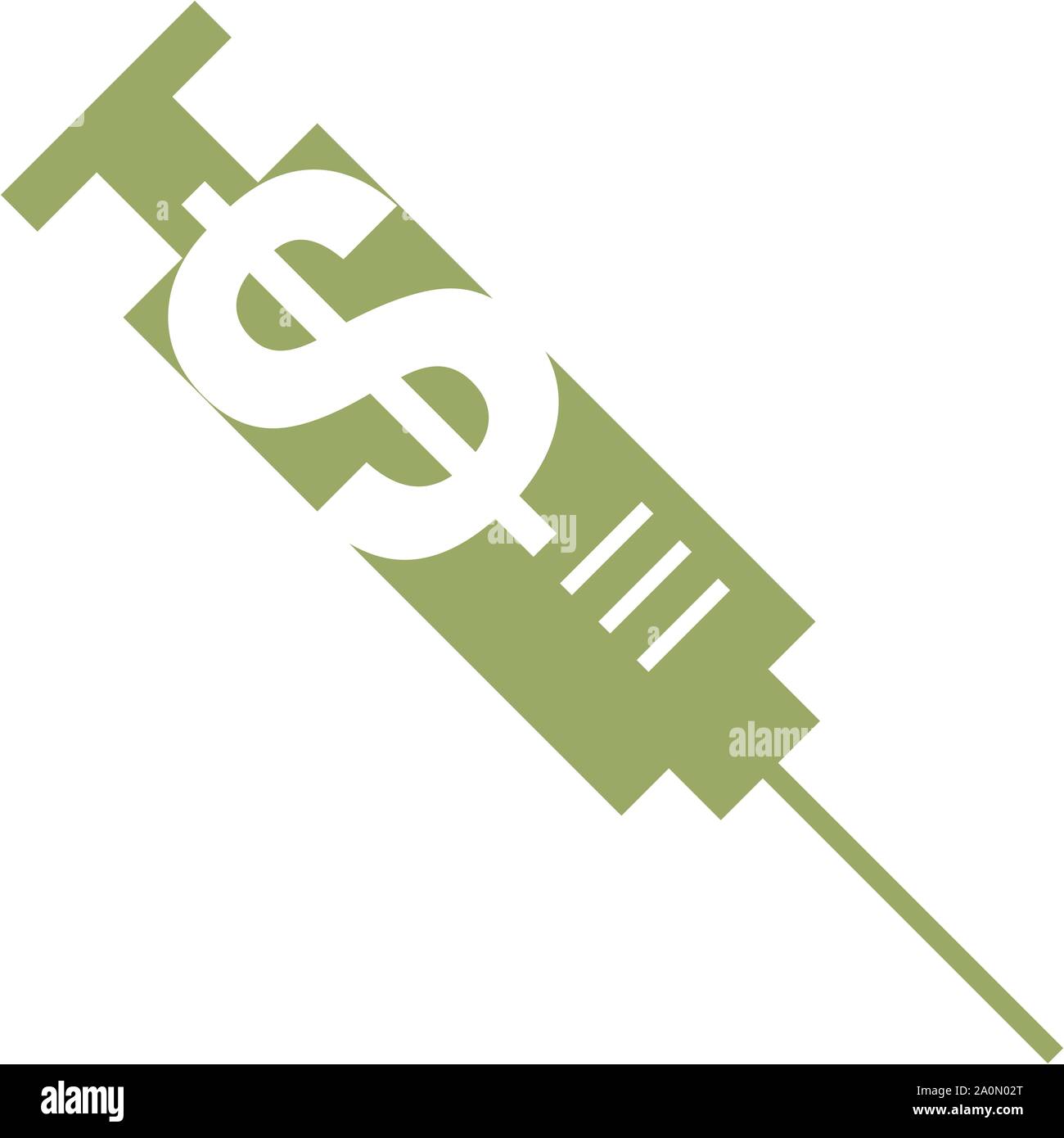 syringe logo and letter S modern logo designs Stock Vector Image & Art ...