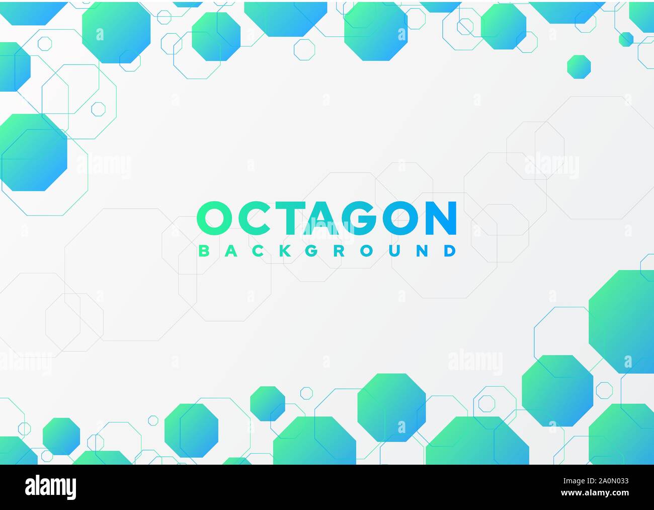 Octagon abstract background modern design and minimal style. vector ...