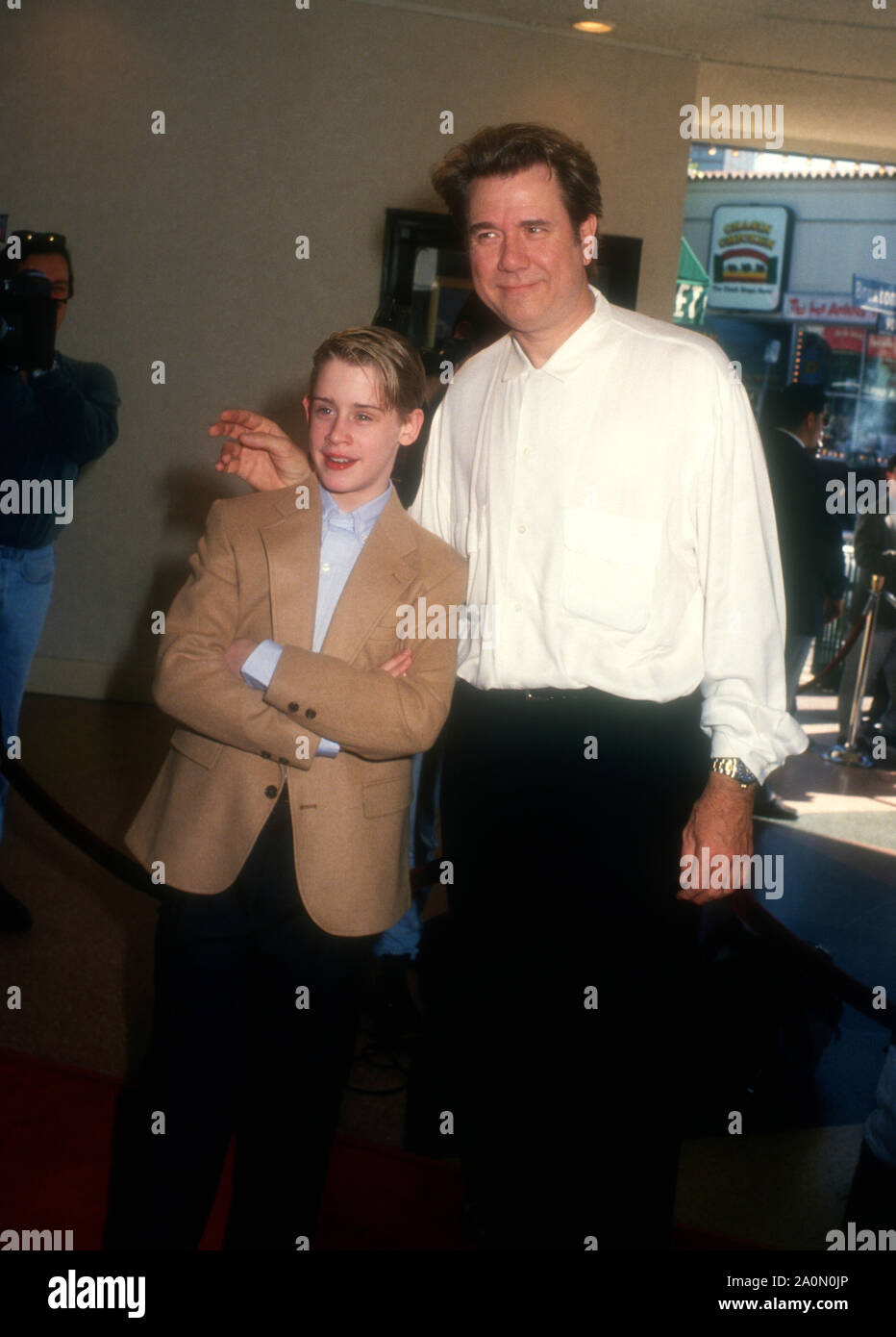 Westwood, California, USA 17th December 1994 Actor Macaulay Culkin and ...