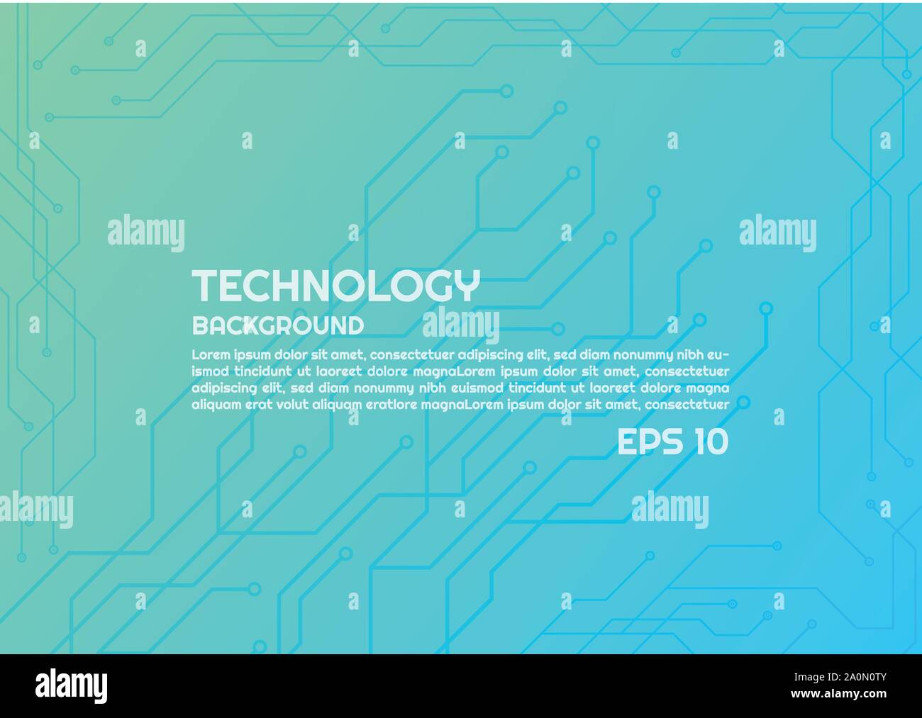 Technology background light line node style modern gradient colorful ...